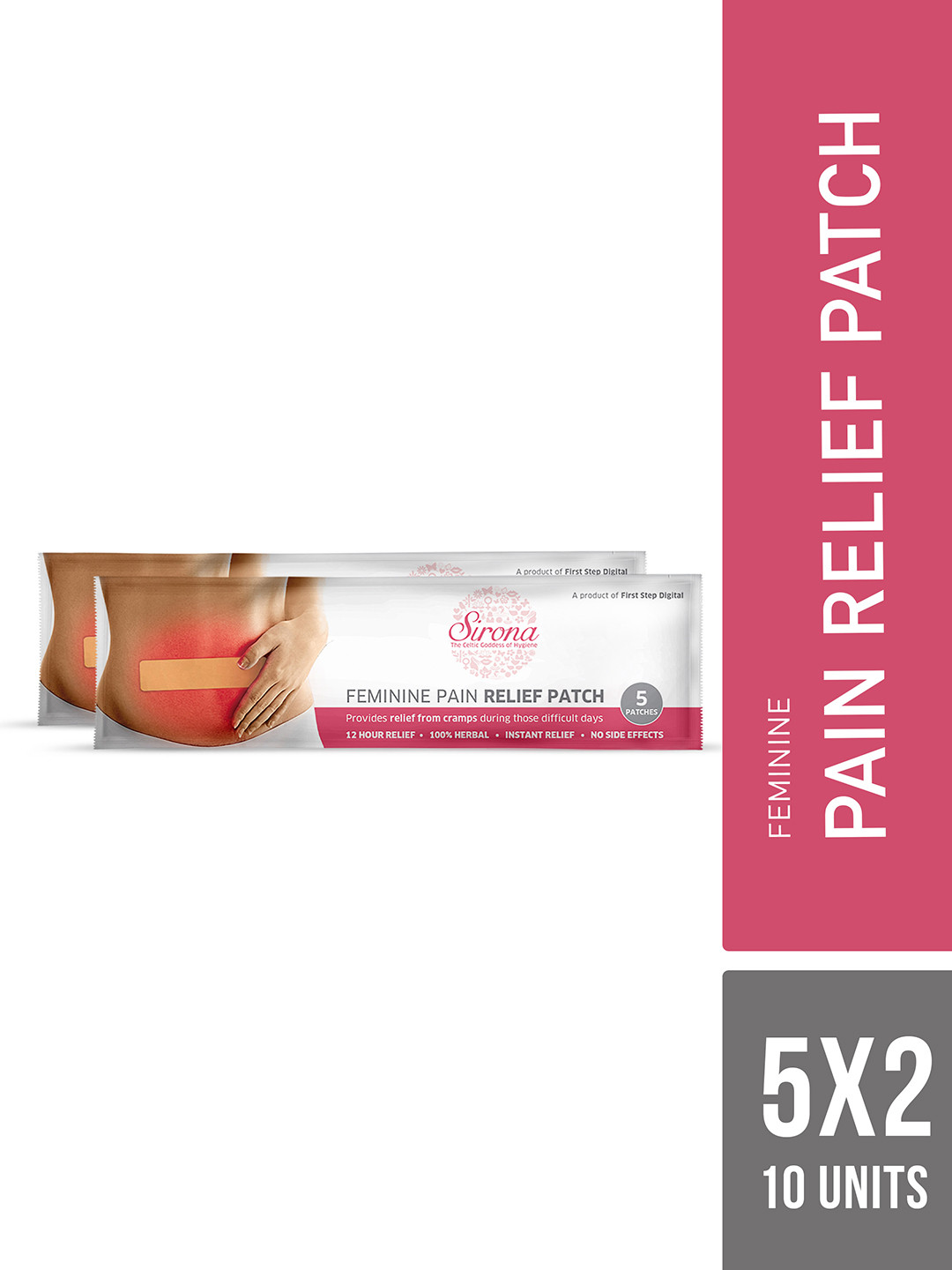 Buy Sirona Women Pain Relief Patches 10 Patches - Intimate Hygiene for ...
