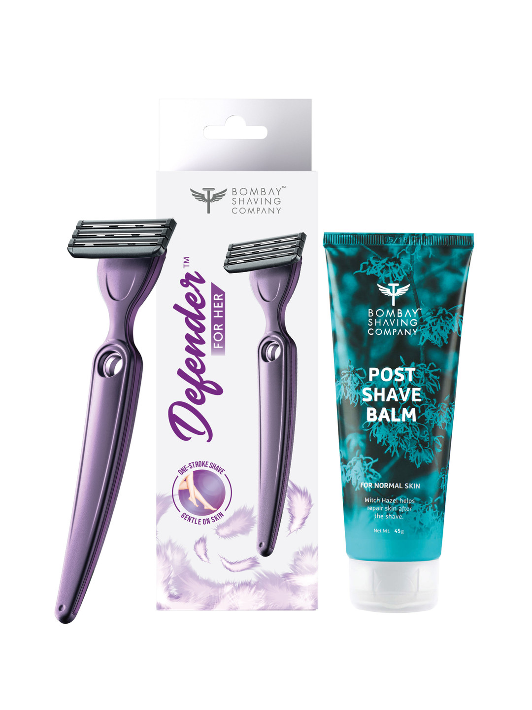 Buy Bombay Shaving Company Defender Women's Razor & Post Shave Balm ...