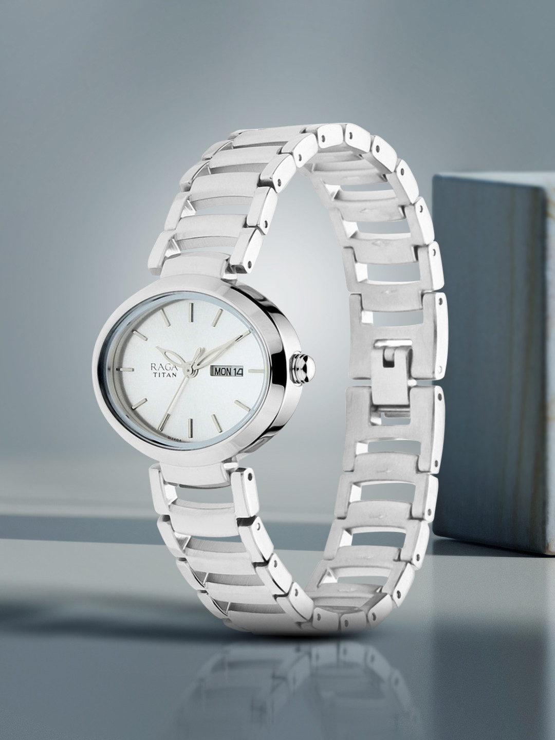 Buy Titan Women Silver Toned Analogue Watch - Watches for Women ...