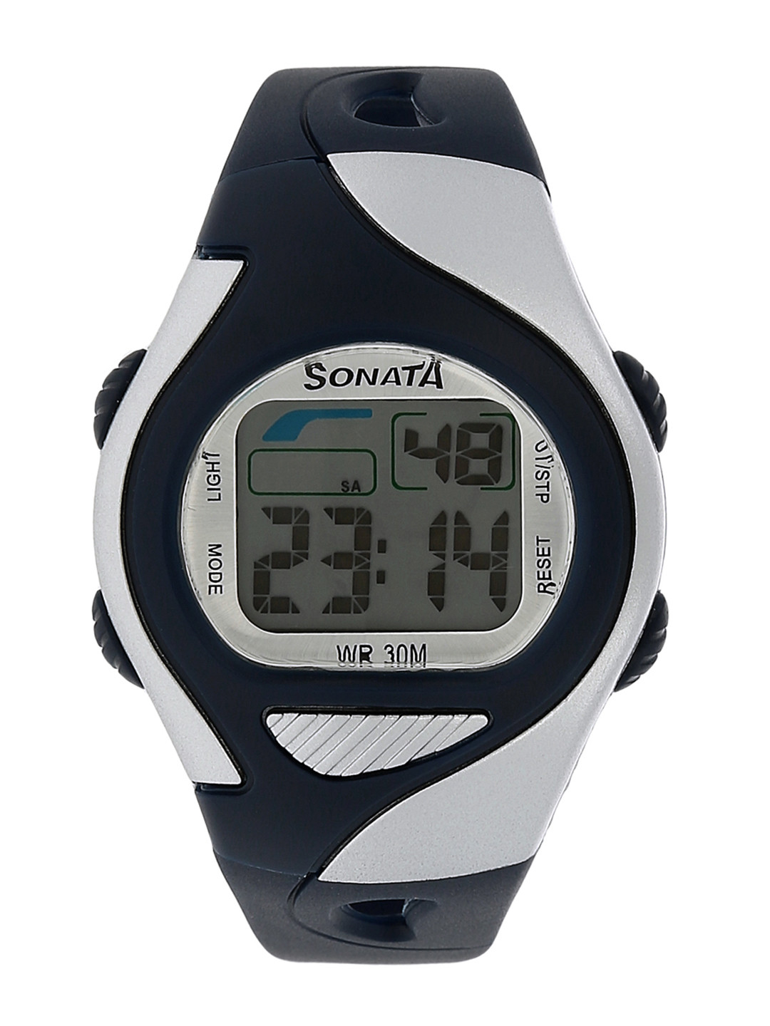 Buy Sonata Unisex Black Digital Watch NL87011PP03A - Watches for Unisex ...