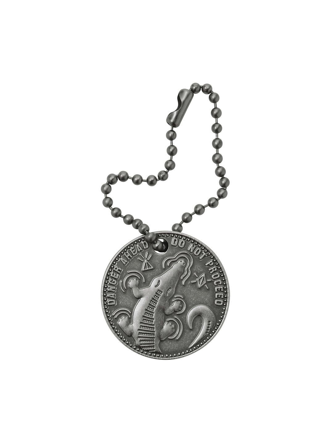 Buy Fossil Men Grey Textured Key Chain - Key Chain for Men 11800396 ...