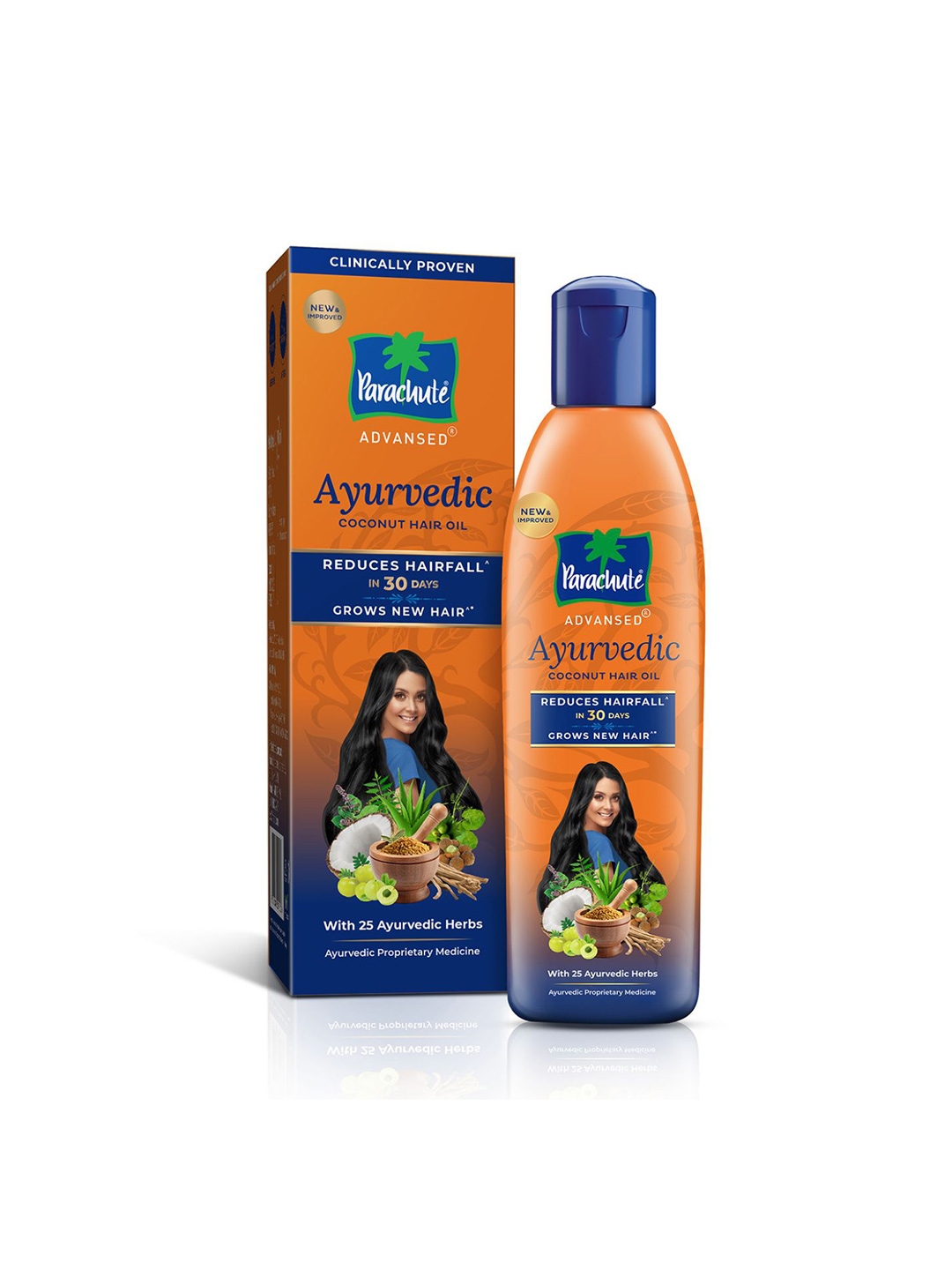 Buy Parachute Advansed Ayurvedic Coconut Hair Oil For Hair Fall Control ...