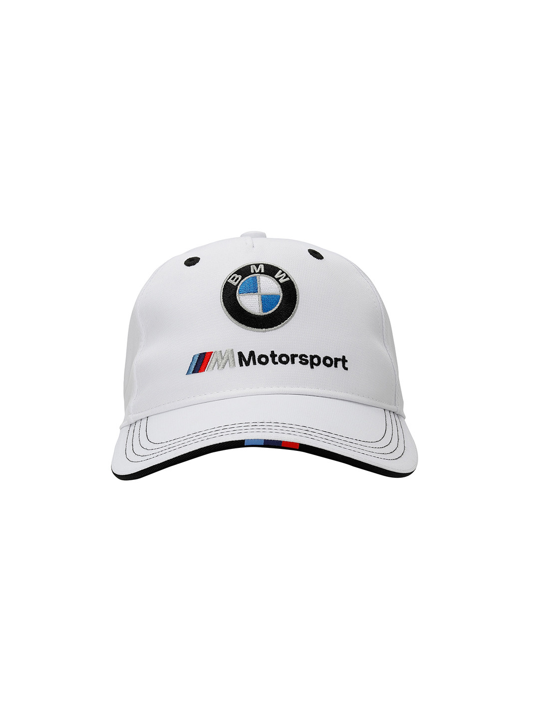 Buy PUMA Motorsport Unisex White Embroidered BMW M BB Snapback Cap ...