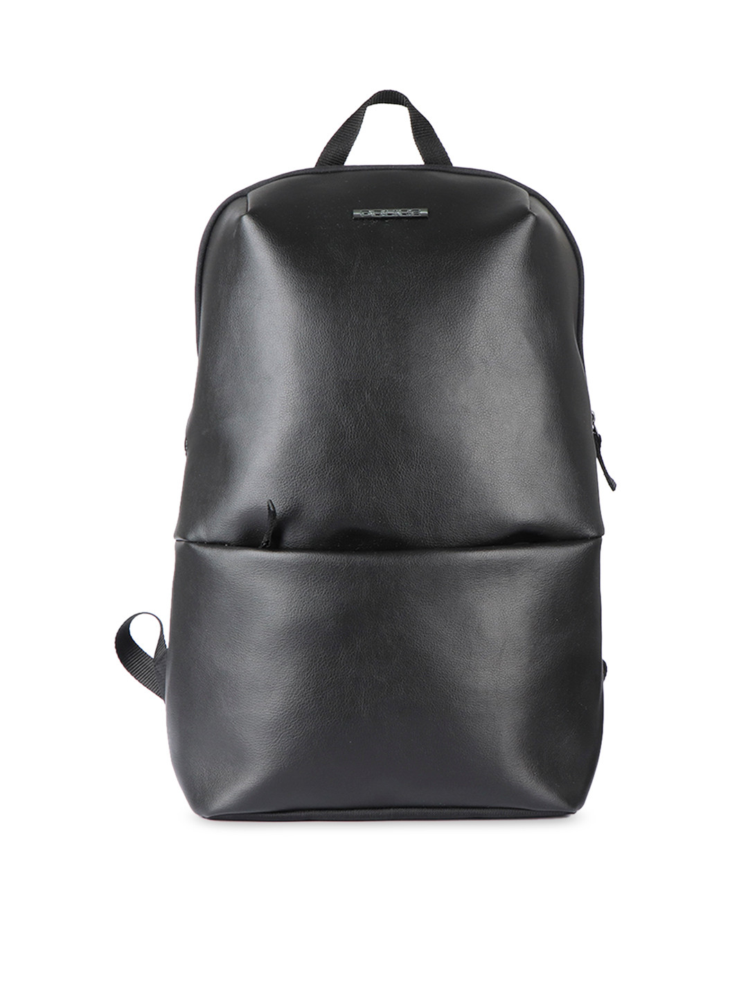 Buy Police Men Black Solid Leather Backpack - Backpacks for Men ...
