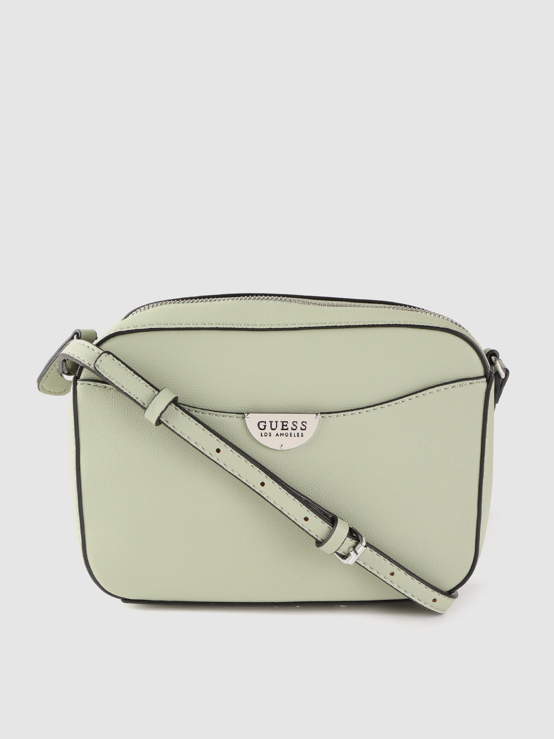Buy GUESS Green Solid Small Sling Bag - Handbags for Women 11844820 ...