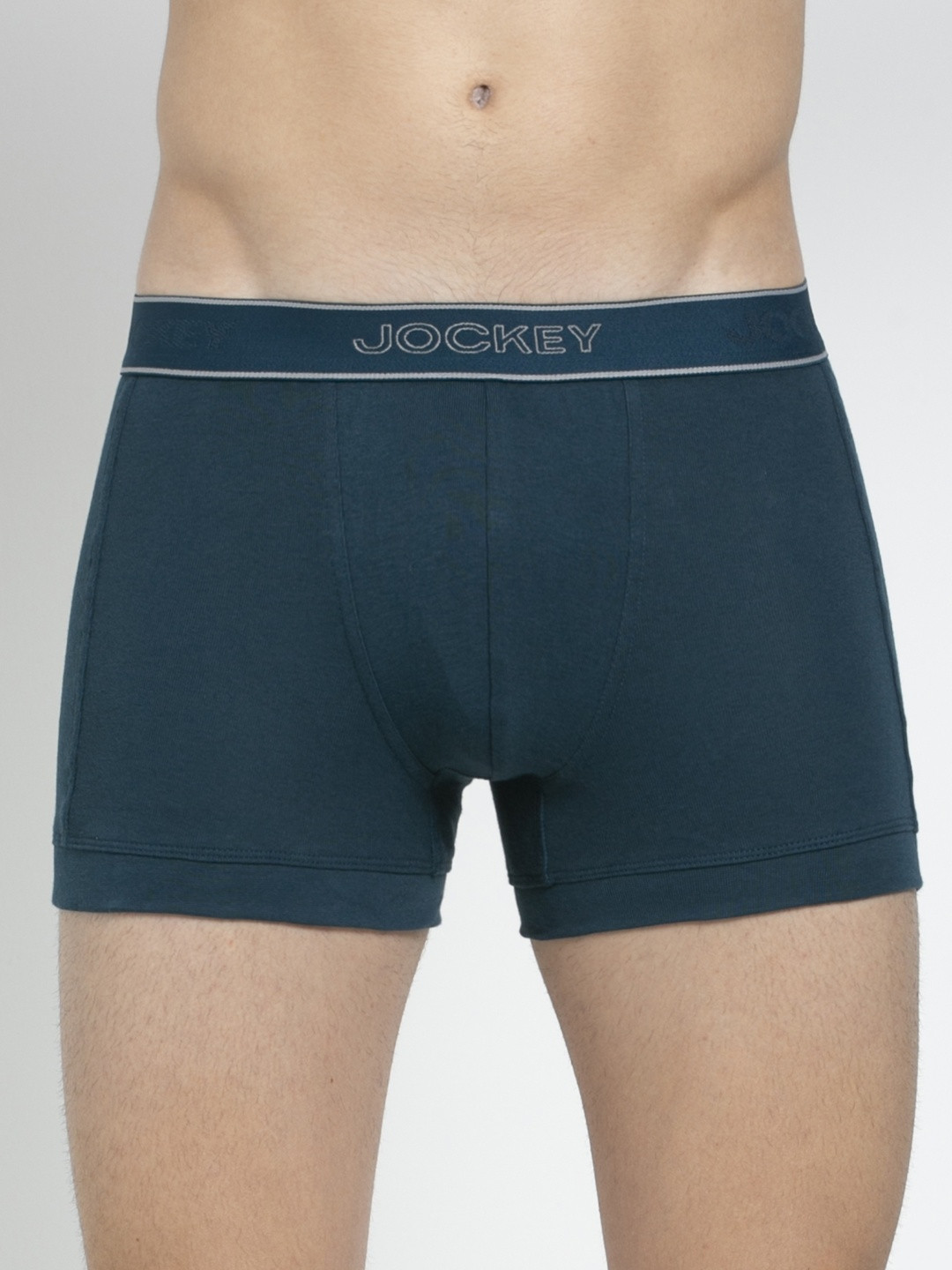 Buy Jockey Men Super Combed Cotton Rib Stay Fresh Trunks 1015 0105 ...