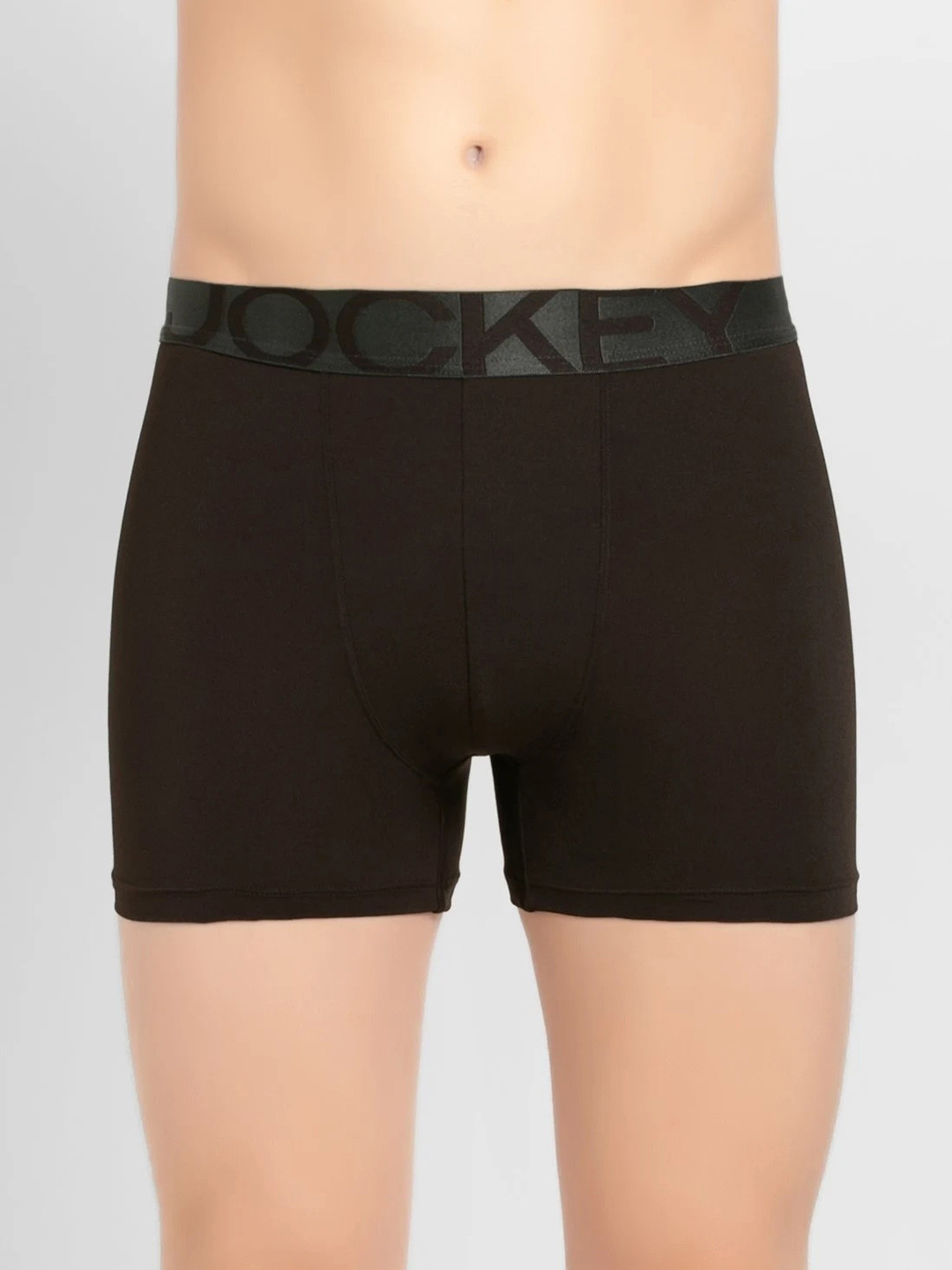 Buy Jockey Men Microfiber Elastane Stretch Solid Trunk With Moisture ...