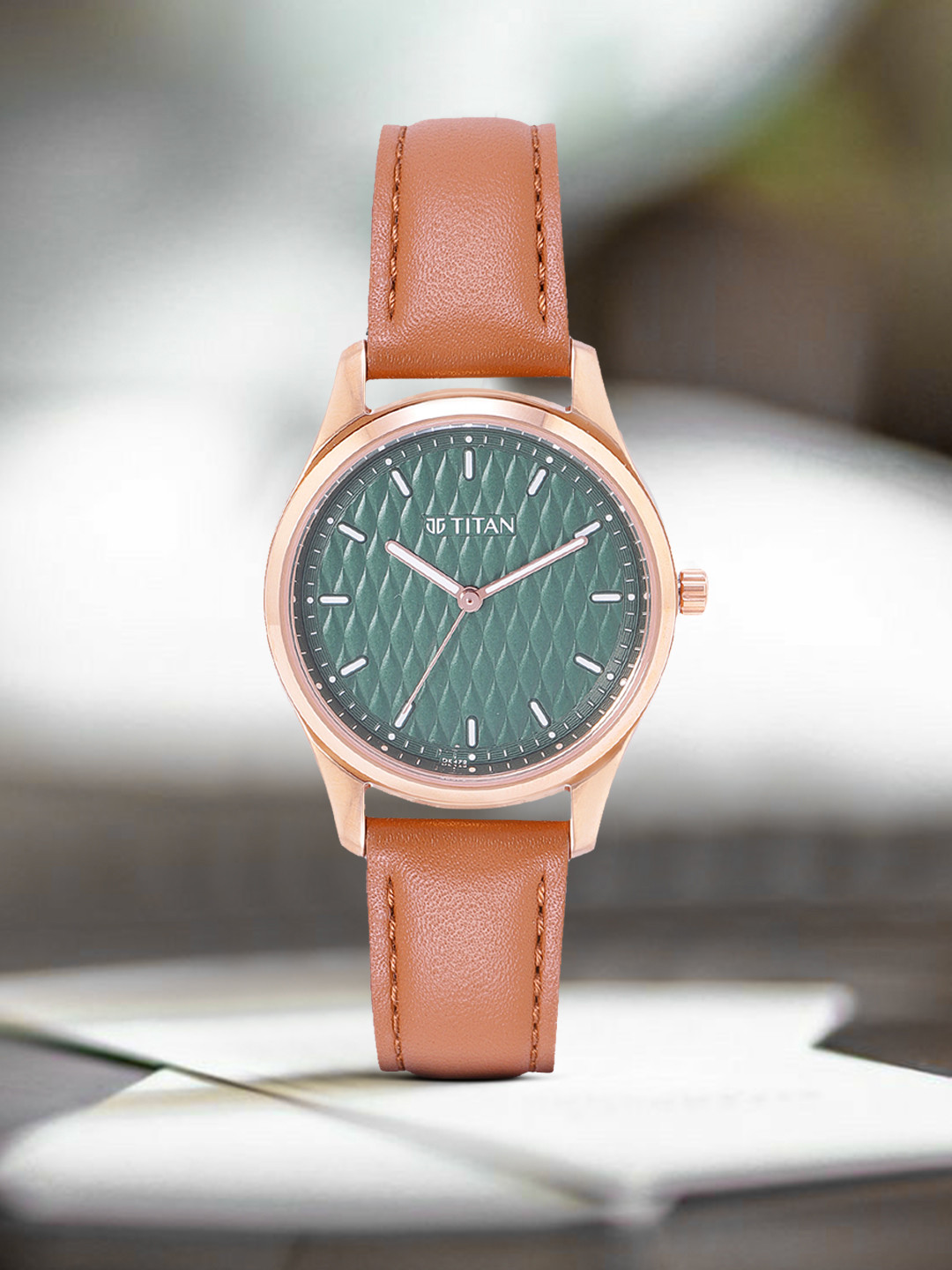 Buy Titan Women Green Analogue Watch 2639WL01 - Watches for Women ...