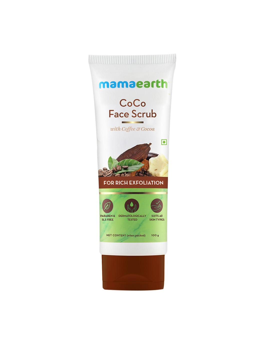 Buy Mamaearth Sustainable CoCo Face Scrub With Coffee & Cocoa For Rich ...