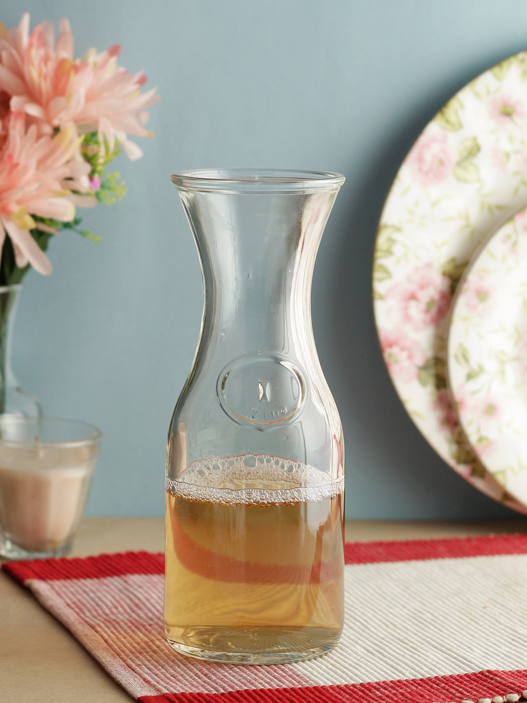 Buy INCRIZMA Transparent Solid Bystro Glass Decanter - Bar And ...