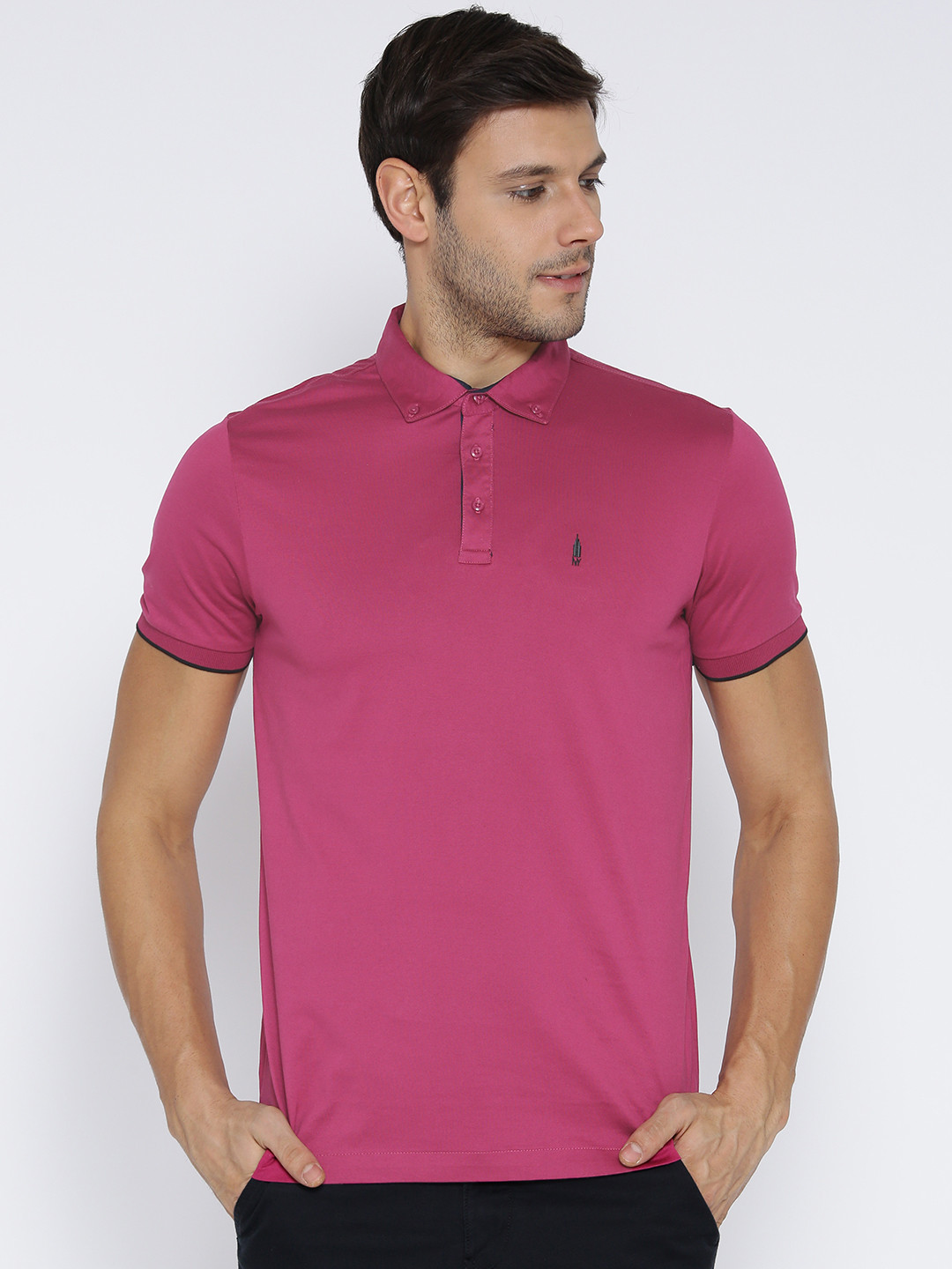 Buy Arrow New York Magenta Polo T Shirt - Tshirts for Men 1191676 | Myntra