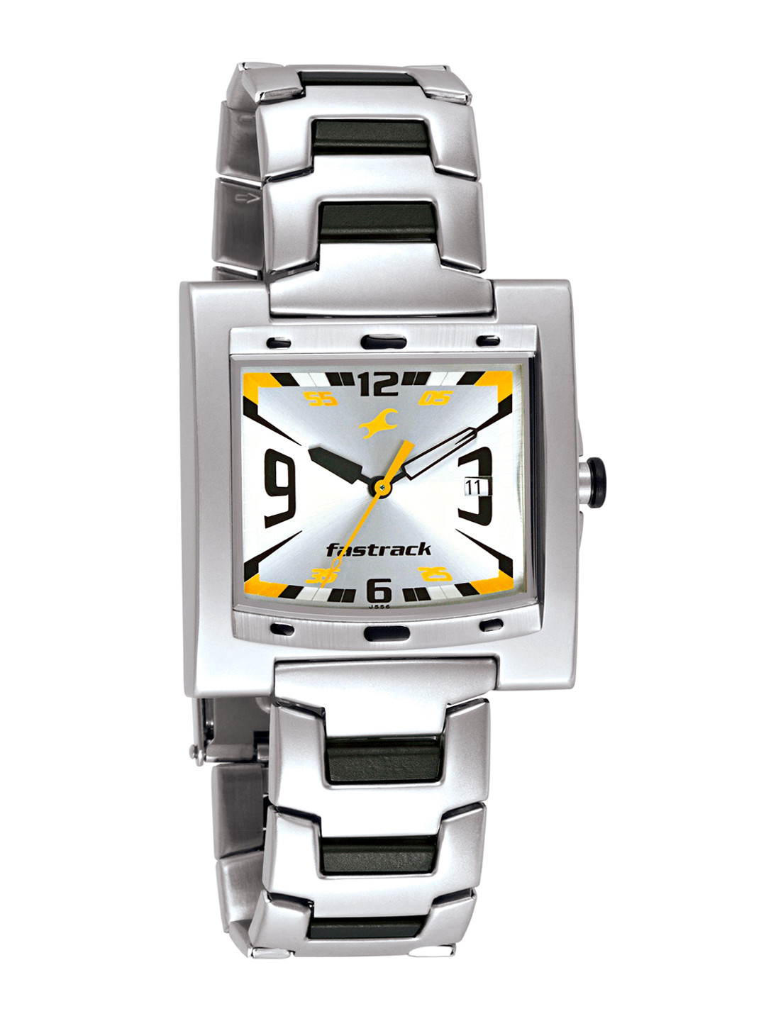 Buy Fastrack Men Silver Toned Dial Watch NF1229SM04 - Watches for Men ...