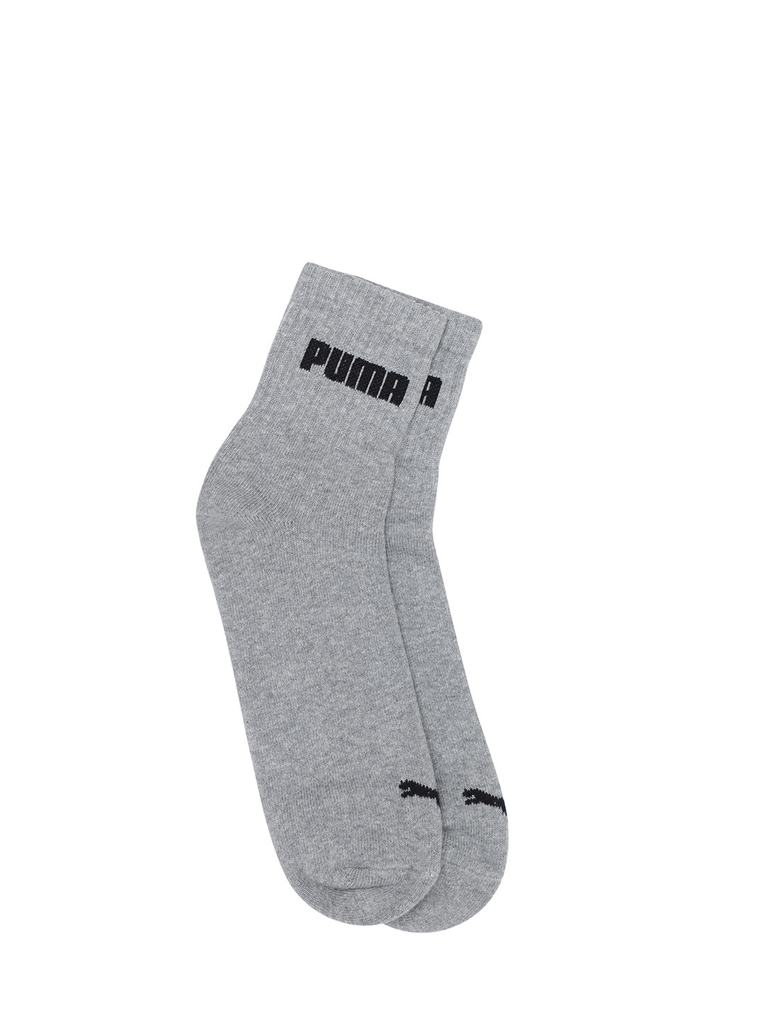 Buy Puma Men Grey Solid Above Ankle Length Socks - Socks for Men ...