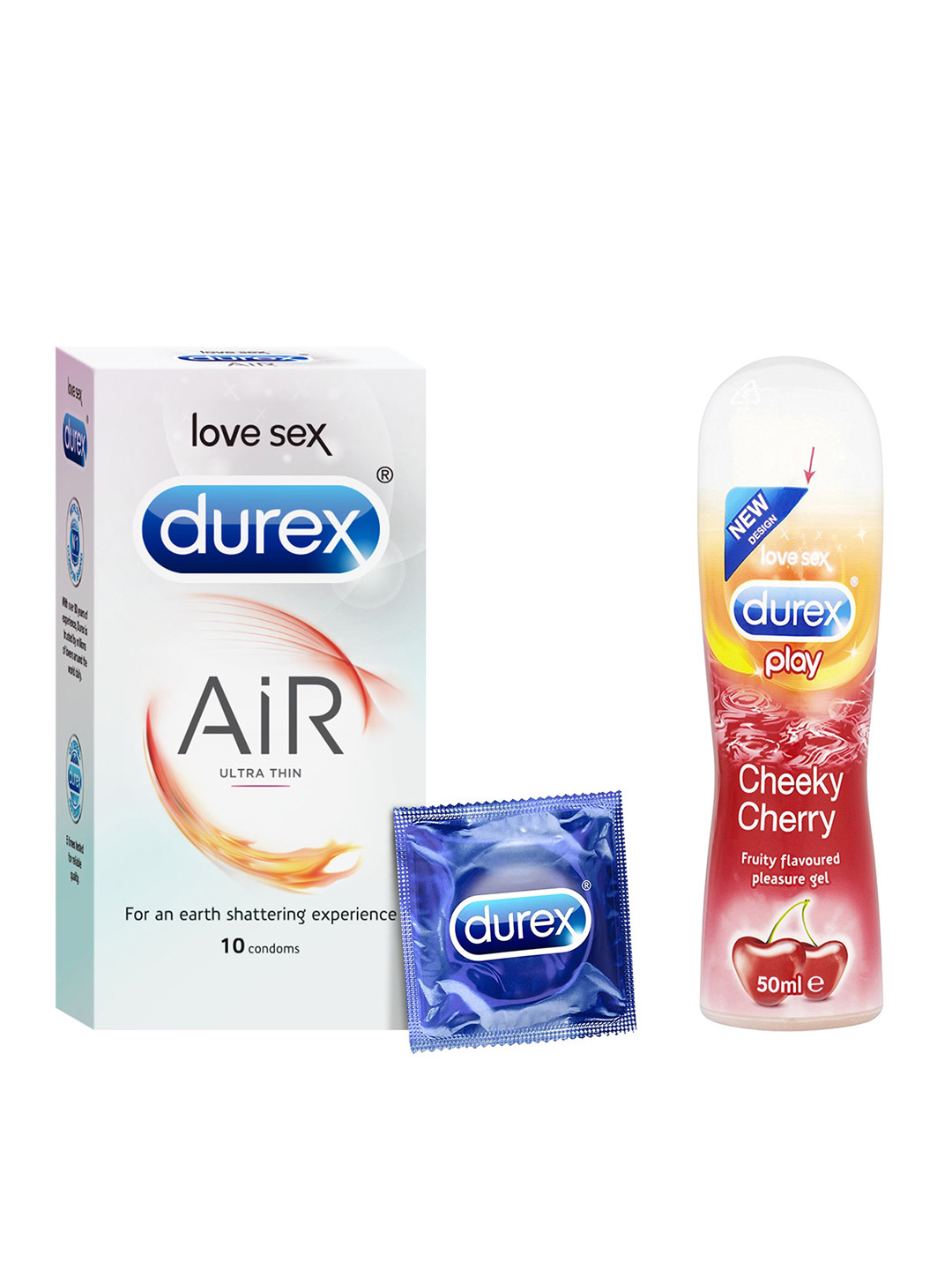 Buy Durex Set Of Condoms & Lubricant Gel - Lubricants for Unisex ...