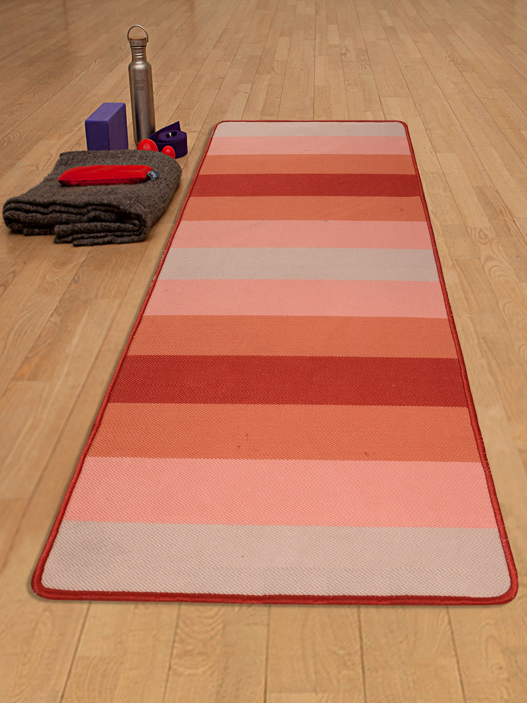 Buy Seral Home Unisex Multicolour Handwoven Anti Skid Washable Yoga Mat ...