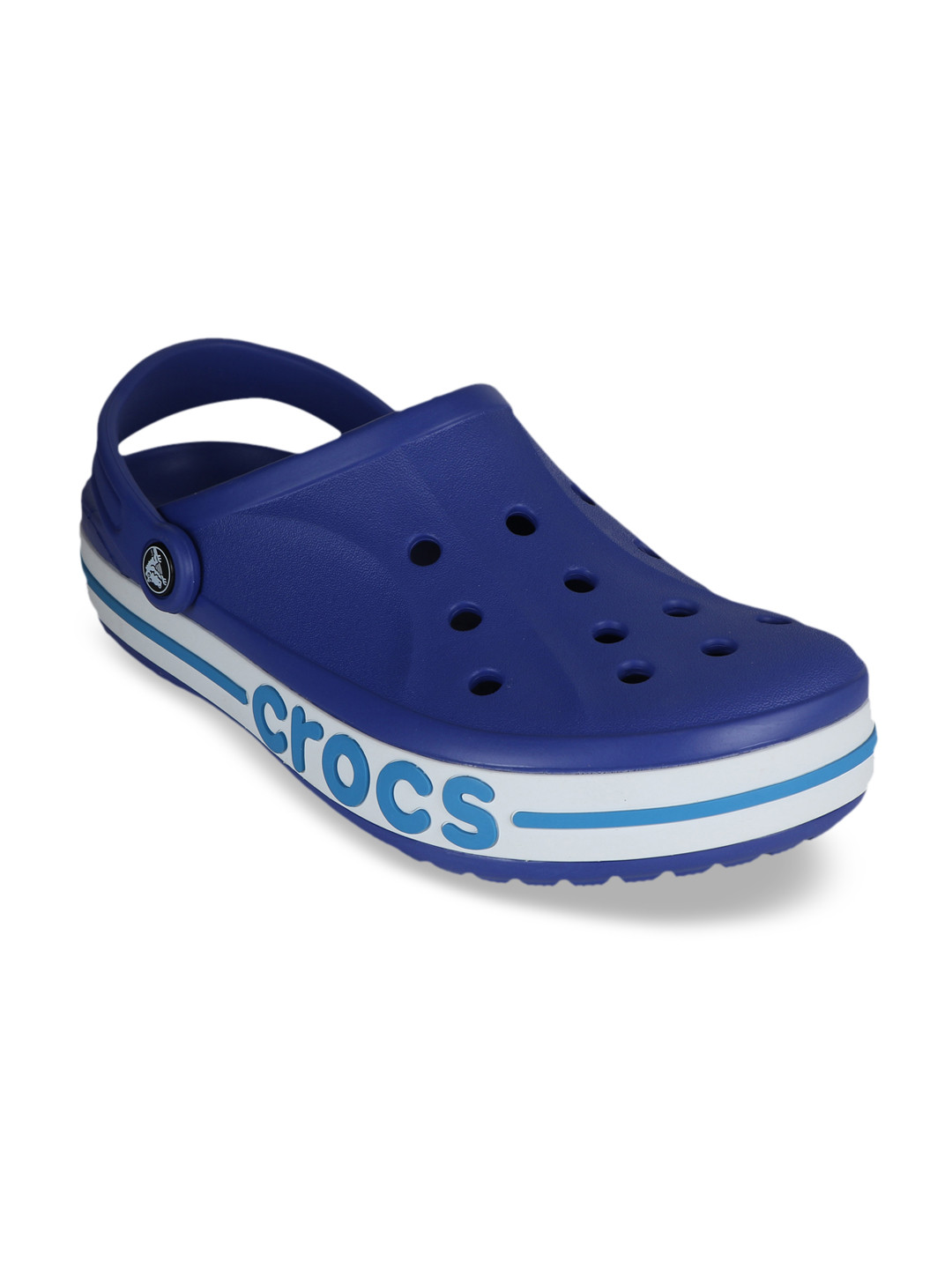 Buy Crocs Men Blue Solid Bayaband Clogs - Flip Flops for Men 11997808 ...