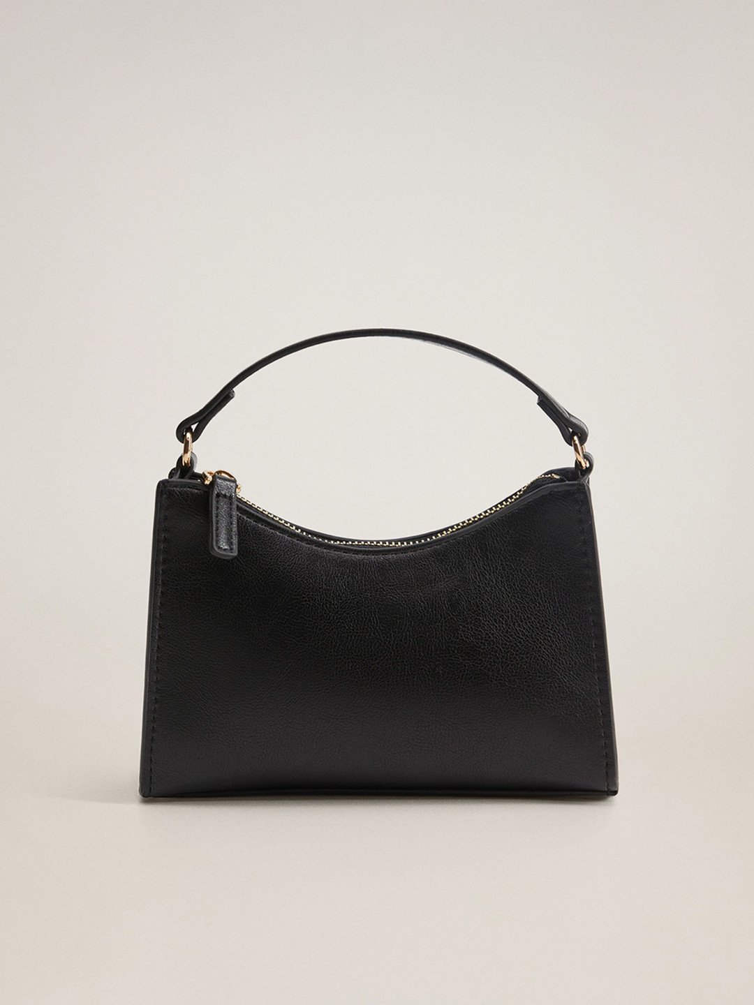 Buy MANGO Black Solid Handheld Bag - Handbags for Women 12069760 | Myntra