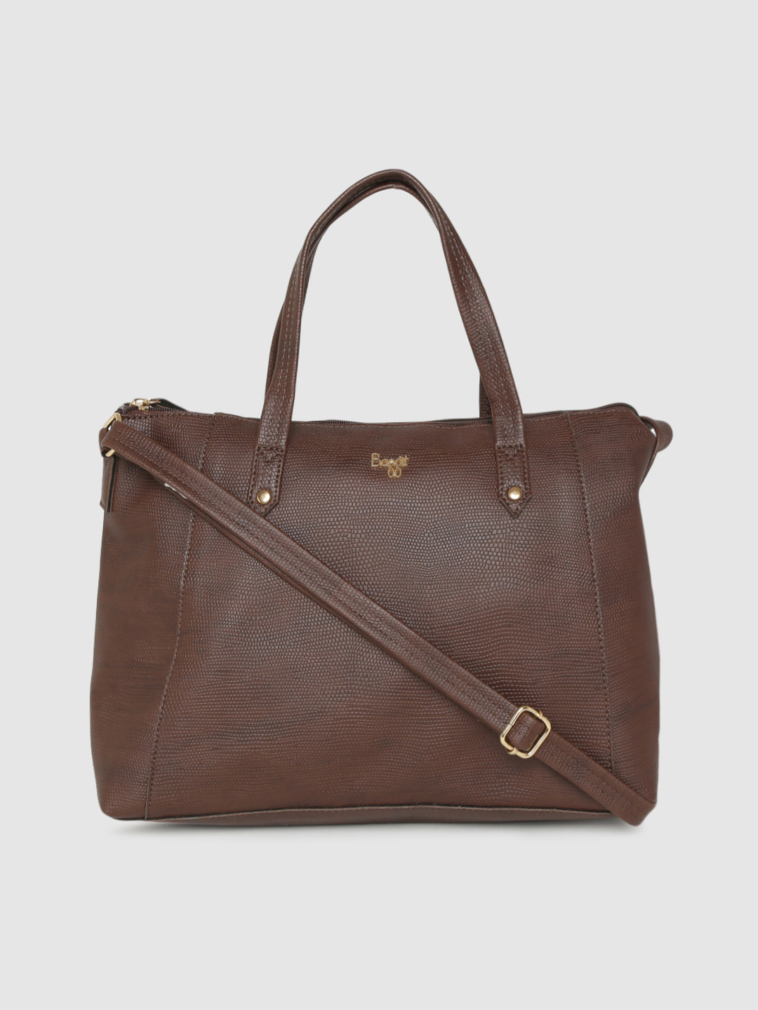 Buy Baggit Brown Solid Handheld Bag - Handbags for Women 12071716 | Myntra