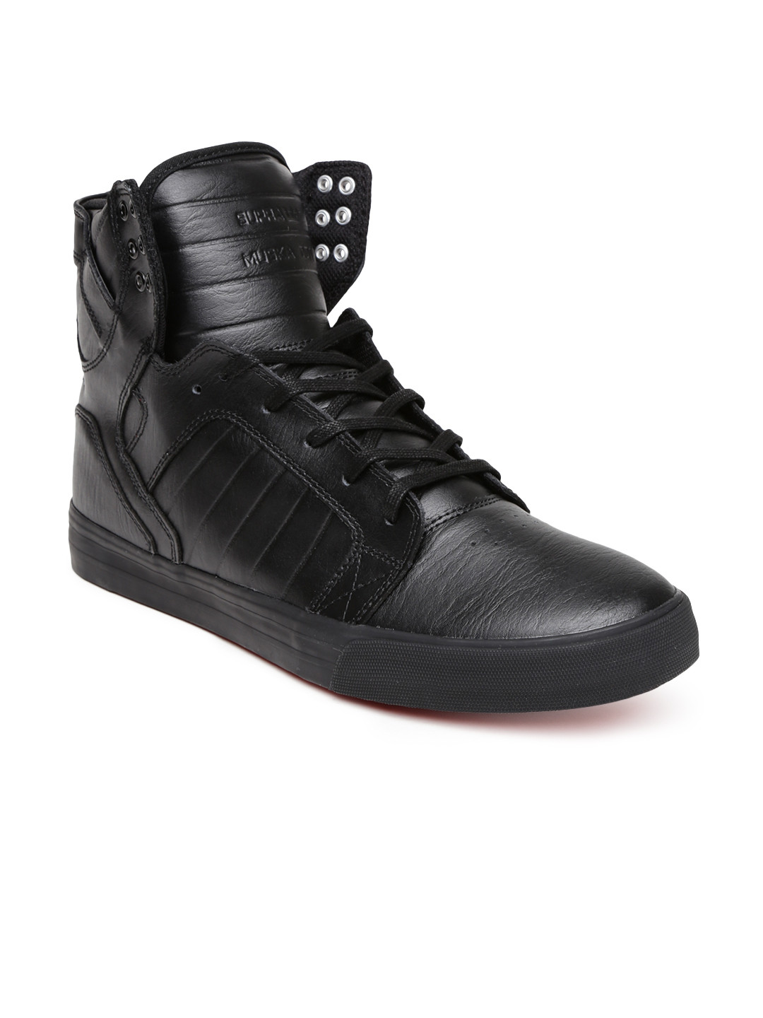 Buy Supra Men Black Skytop Leather Casual Shoes - Casual Shoes for Men ...