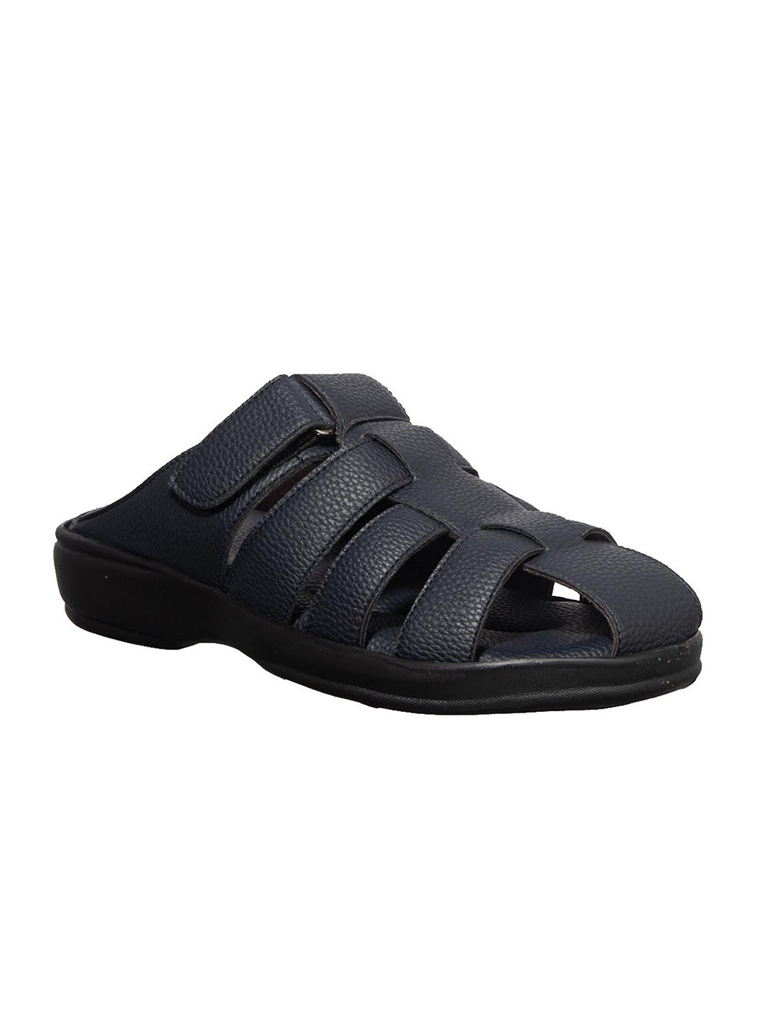 Buy Khadims Men Navy Blue Fisherman Sandals - Sandals for Men 12085974 ...