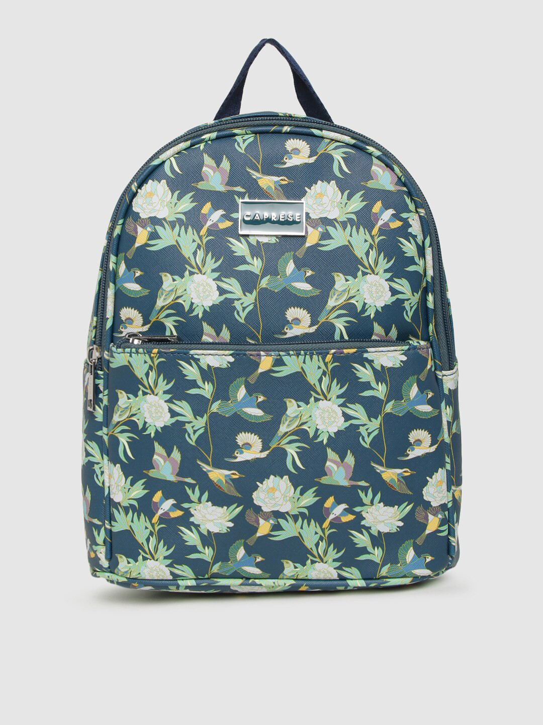 Buy Caprese Women Green Printed Backpack - Backpacks for Women 12088740 ...