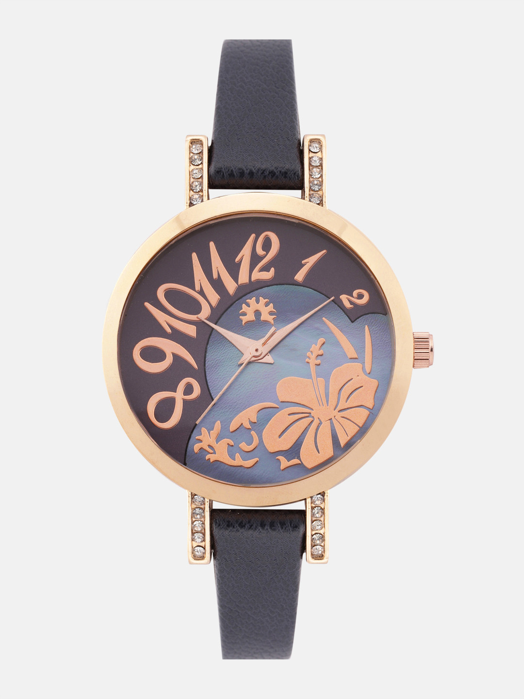 Buy Anouk Women Purple Leather Analogue Watch AN13 DW - Watches for ...