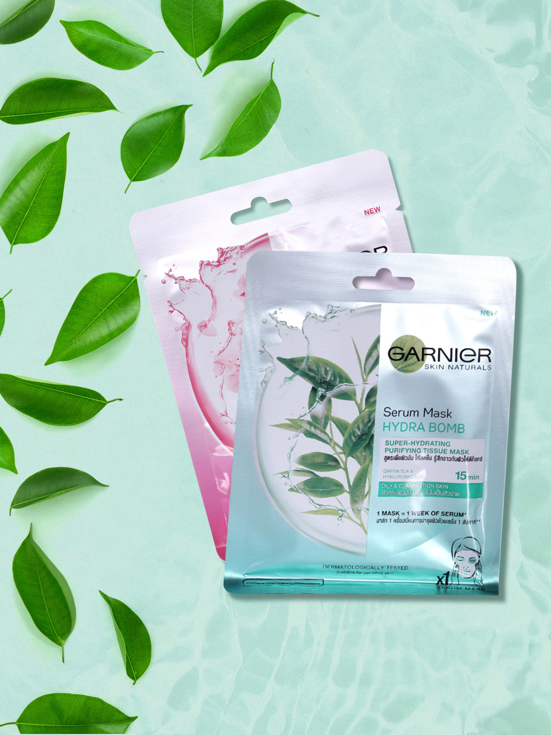 Buy Garnier Set Of 5 Face Serum Sheet Mask - Mask And Peel for Unisex ...