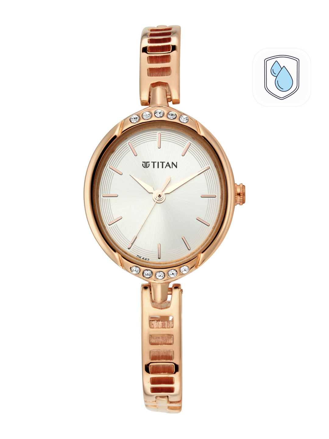 Buy Titan Women Steel & Rose Gold Analogue Watch 2637WM01 - Watches for ...