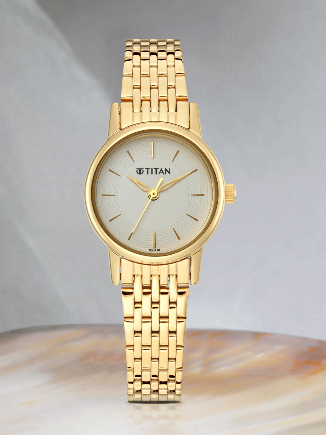 Buy Titan Women White & Gold Analogue Watch 2593YM02 - Watches for ...