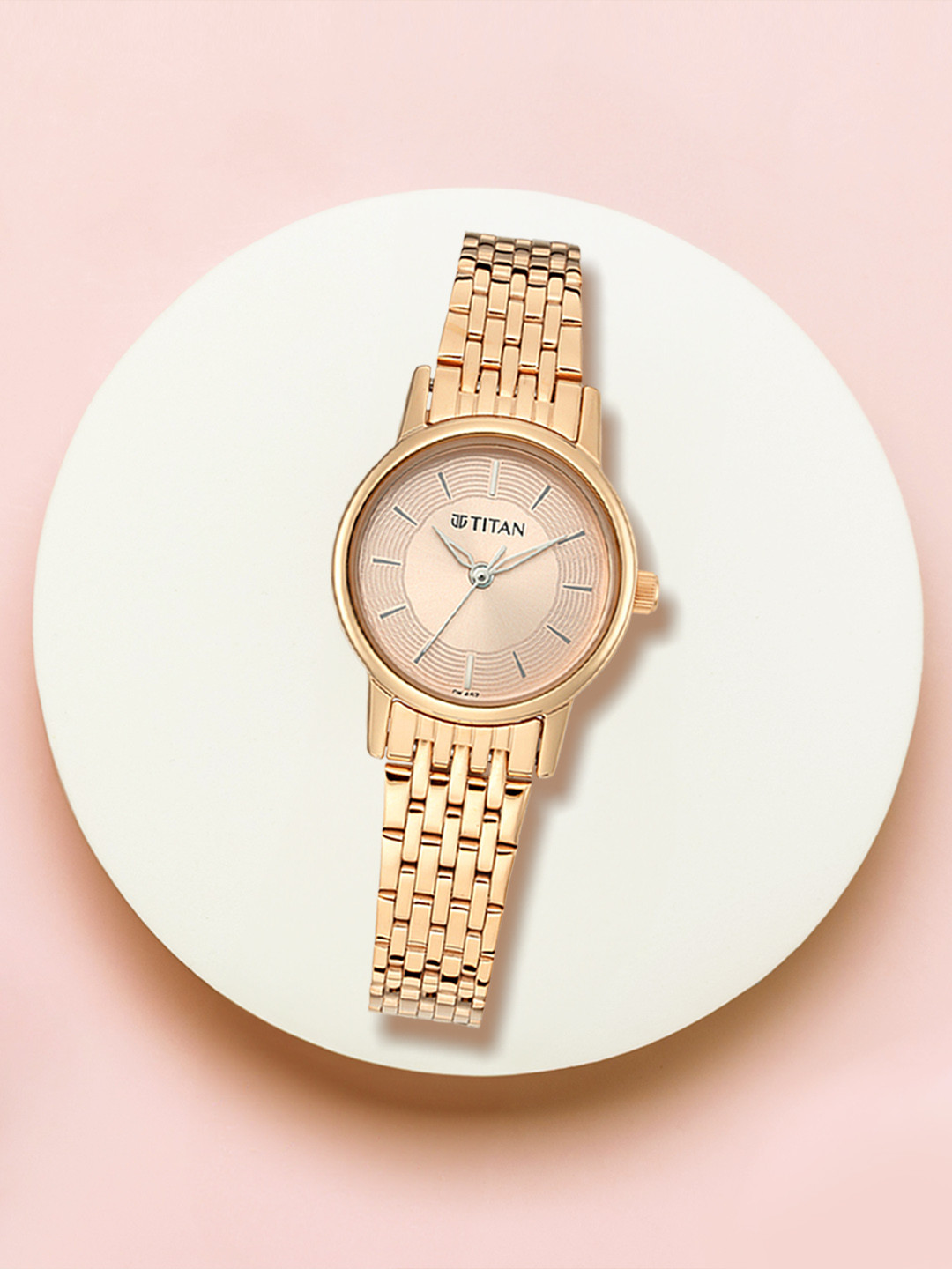 Buy Titan Women Rose Gold Analogue Watch 2593WM02 - Watches for Women ...