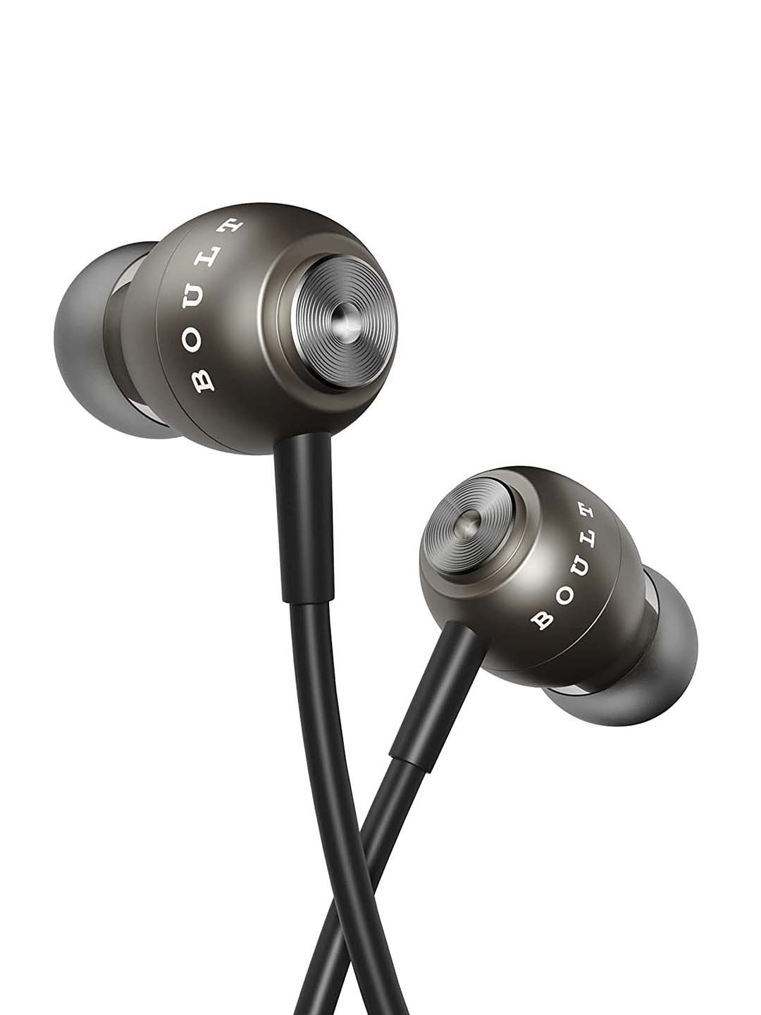Buy BOULT AUDIO BassBuds Storm X In Ear Wired Earphones Black ...