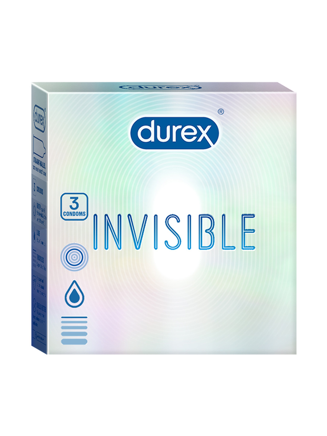 Buy Durex Men Invisible Super Ultra Thin Condoms 3 Pcs - Condoms for ...