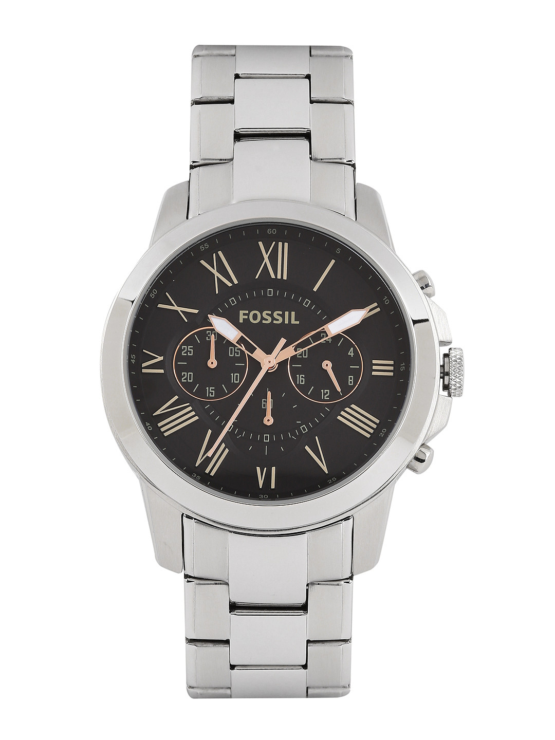 Buy Fossil Men Black Dial Chronograph Watch FS4994 - Watches for Men ...