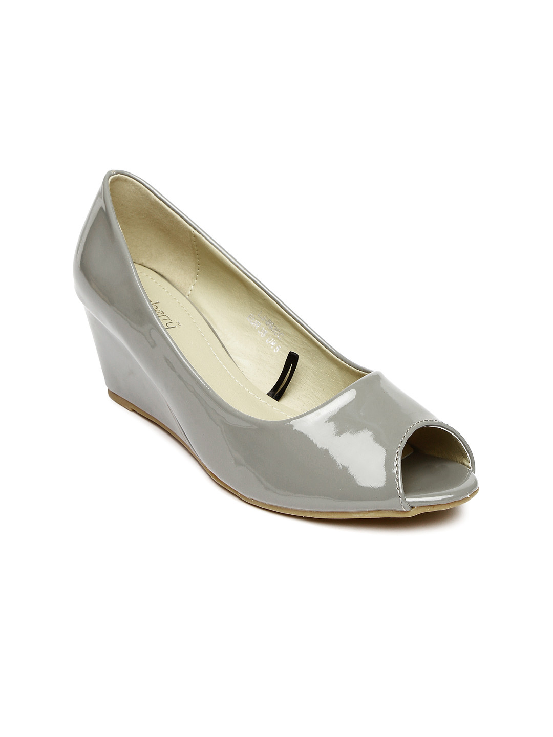 Buy DressBerry Women Grey Wedges - Heels for Women 1219768 | Myntra