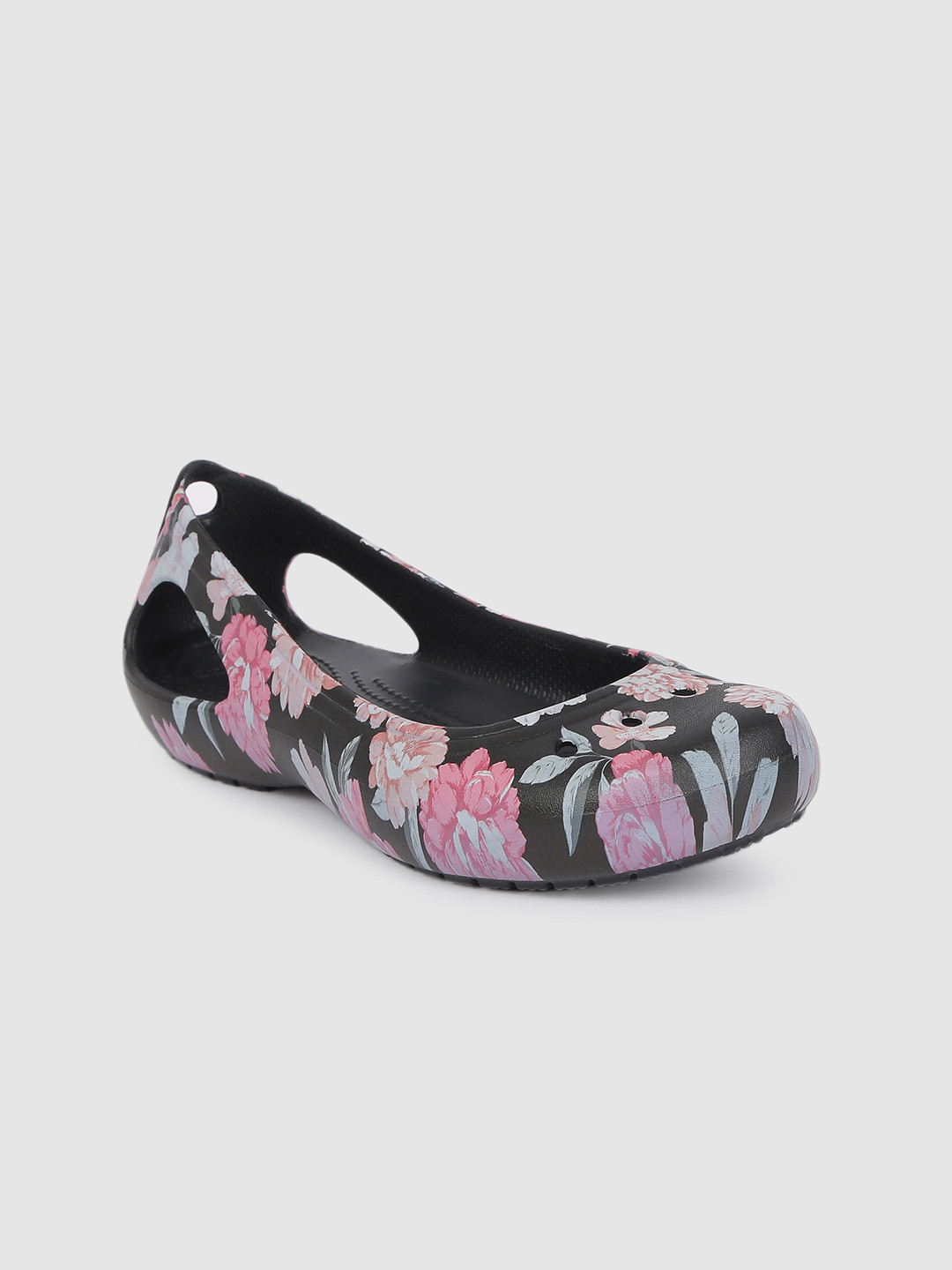 Buy Crocs Women Multicoloured Printed Ballerinas - Flats for Women ...