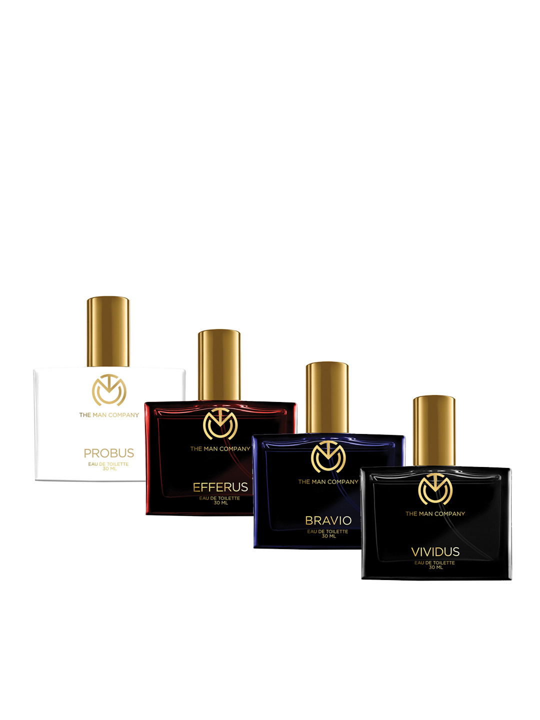 Buy THE MAN COMPANY Set Of 4 Eau De Toilette Perfumes Bravio, Efferus ...