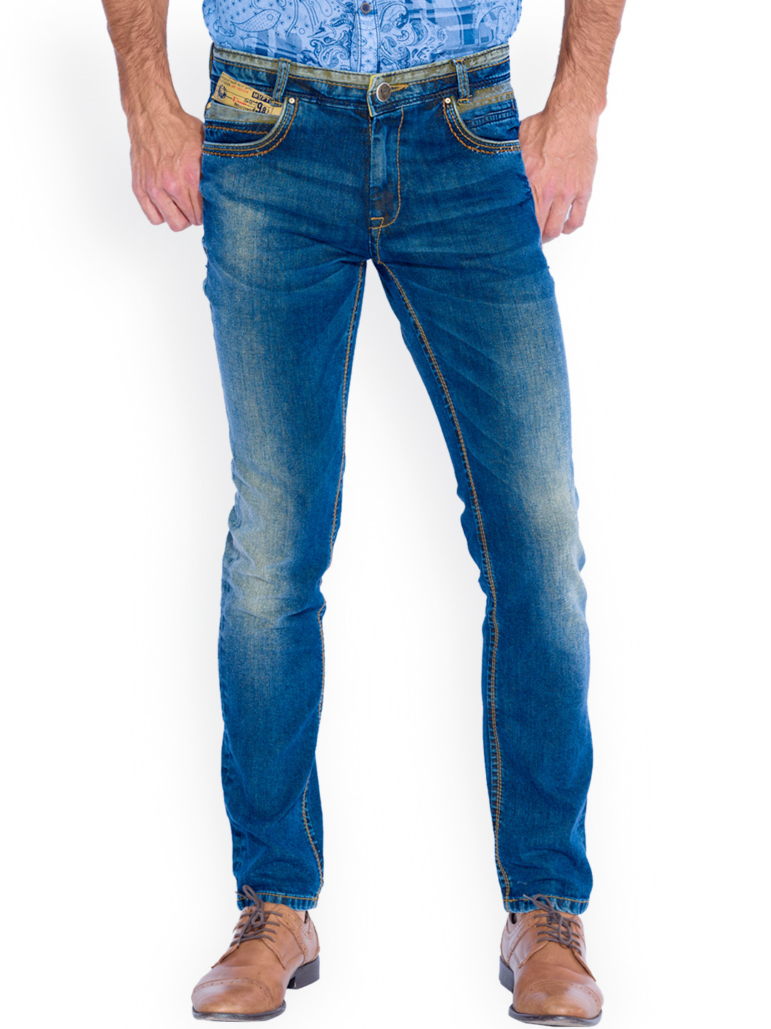 Buy Mufti Blue Jeans - Jeans for Men 1223902 | Myntra