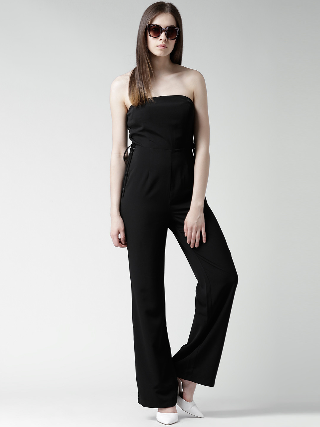 Buy FOREVER 21 Black Tube Jumpsuit - Jumpsuit for Women 1225452 | Myntra