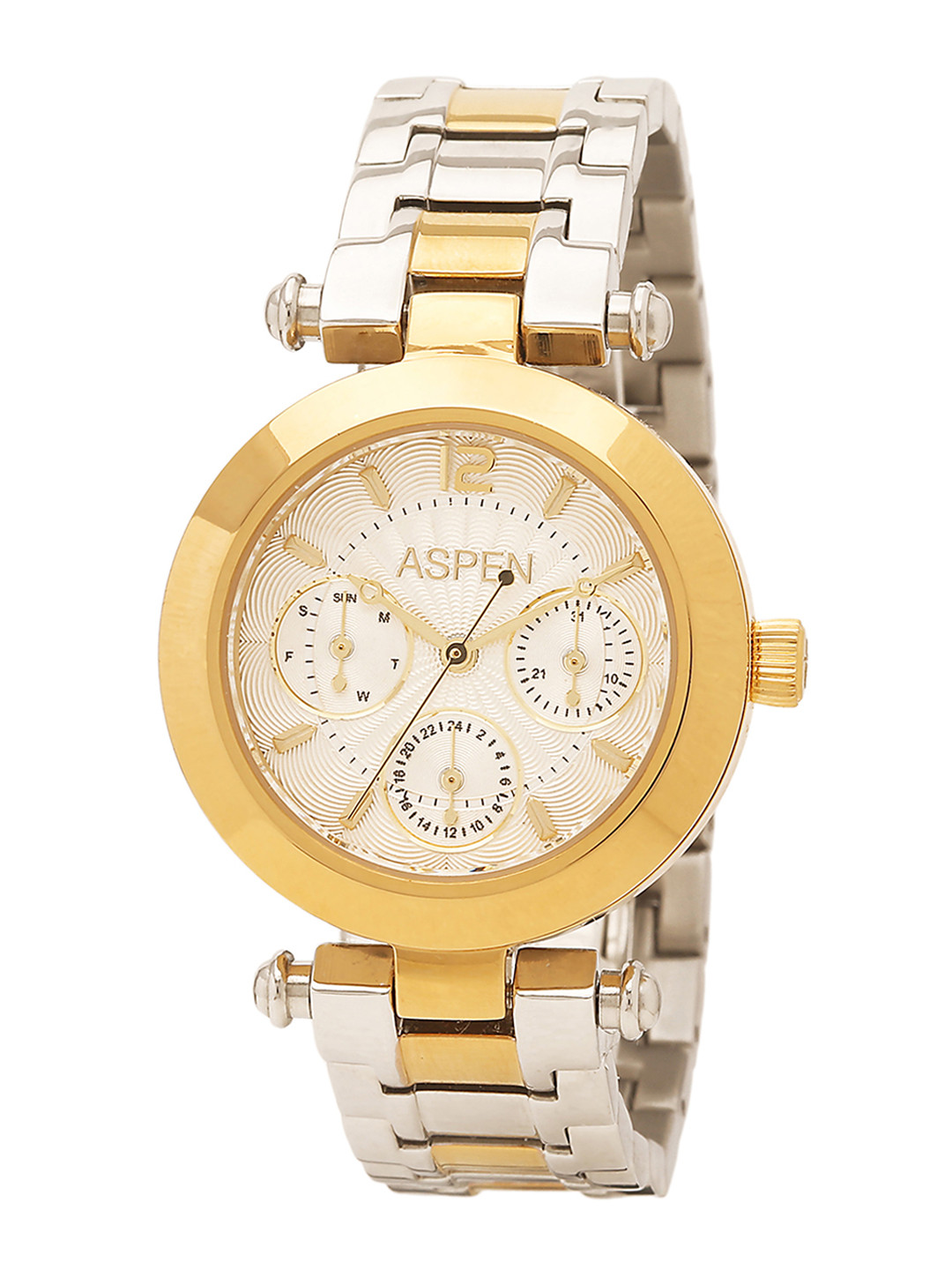 Buy ASPEN Women White & Gold Toned Dial Watch AP1891 - Watches for ...
