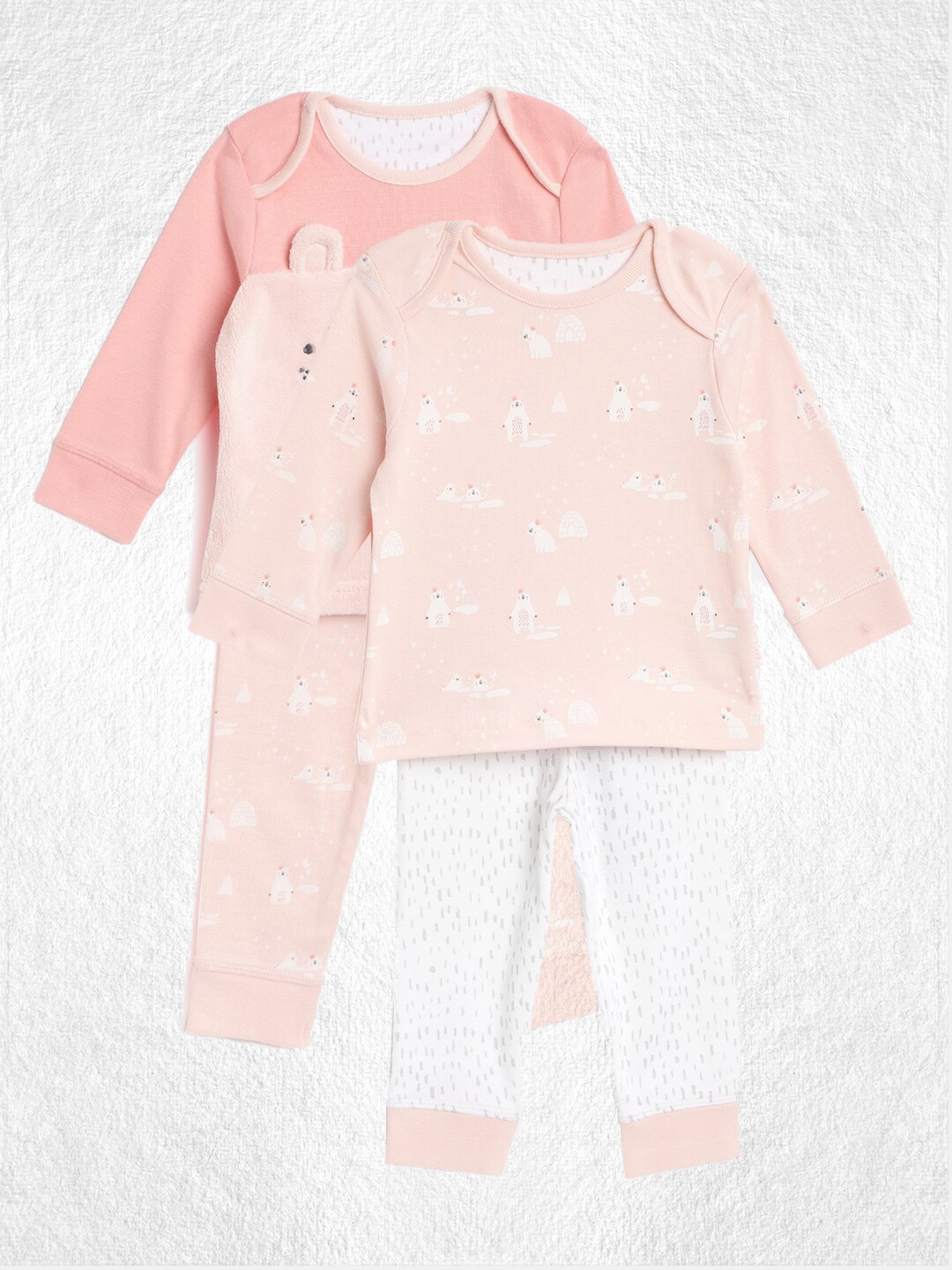 Buy Yk Girls Pack Of 2 Printed Clothing Sets Night Suits For Girls 12268266 Myntra