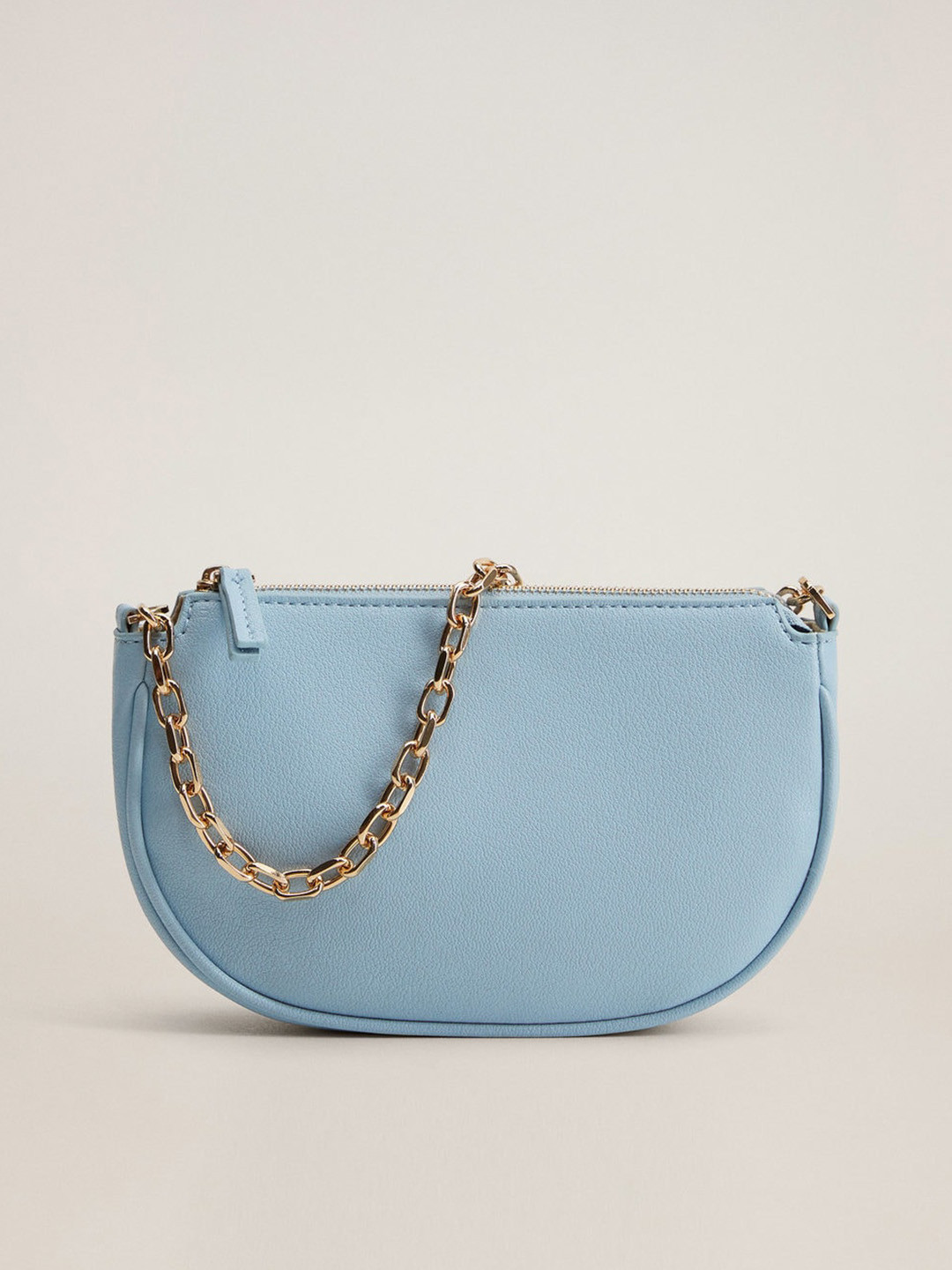 Buy MANGO Blue Solid Handheld Bag - Handbags for Women 12275004 | Myntra