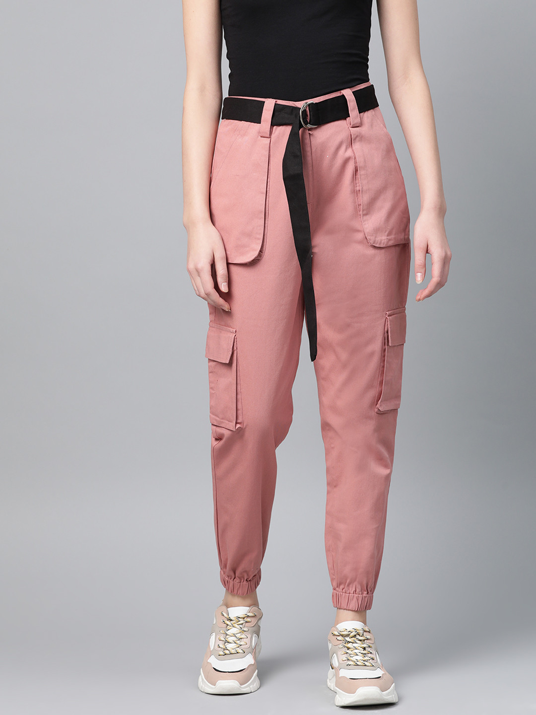 Buy STREET 9 Women Rose Cropped Cargos - Trousers for Women 12277596 ...