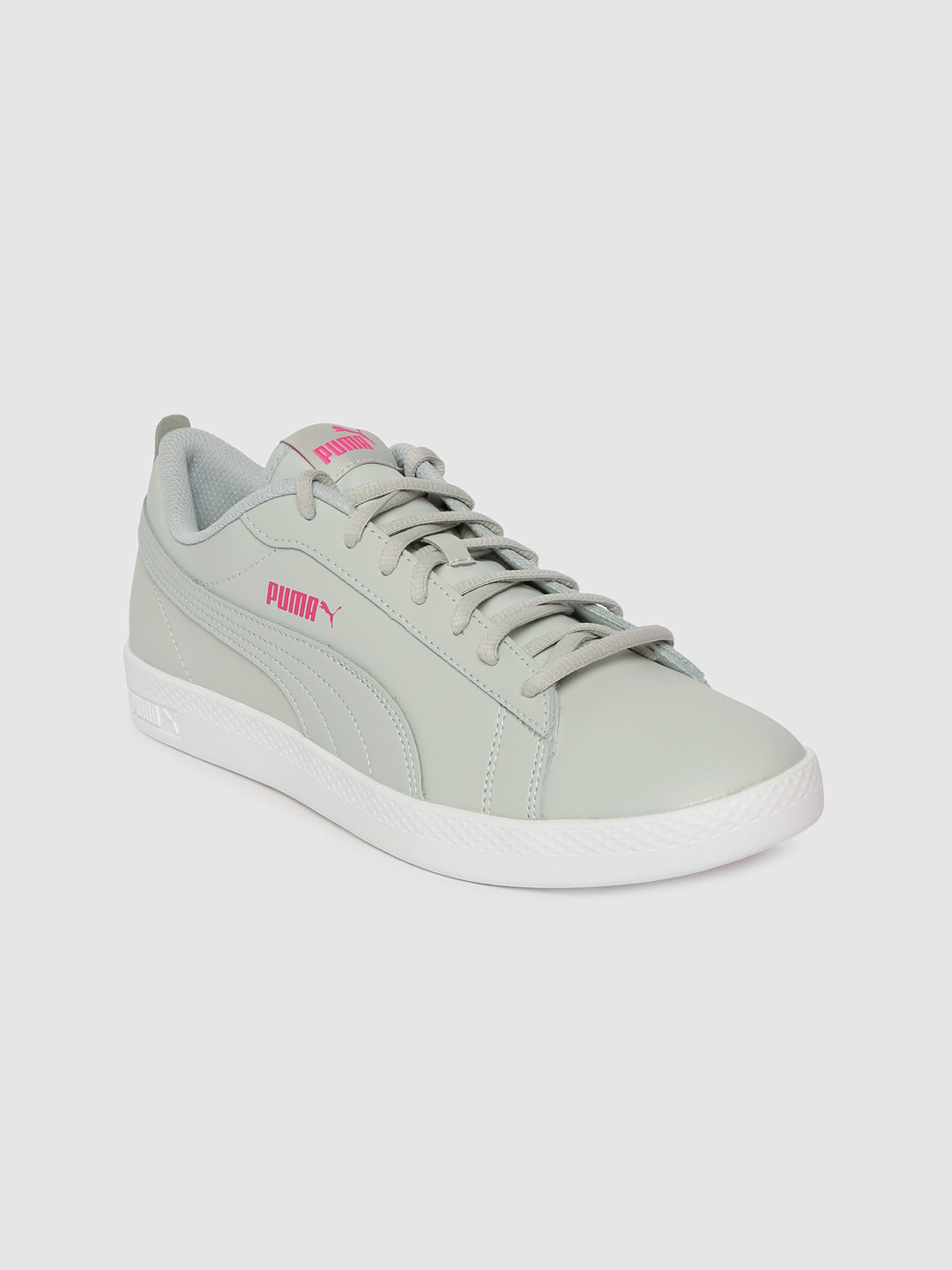 Buy Puma Women Grey Smash V2 L Sneakers - Casual Shoes for Women ...