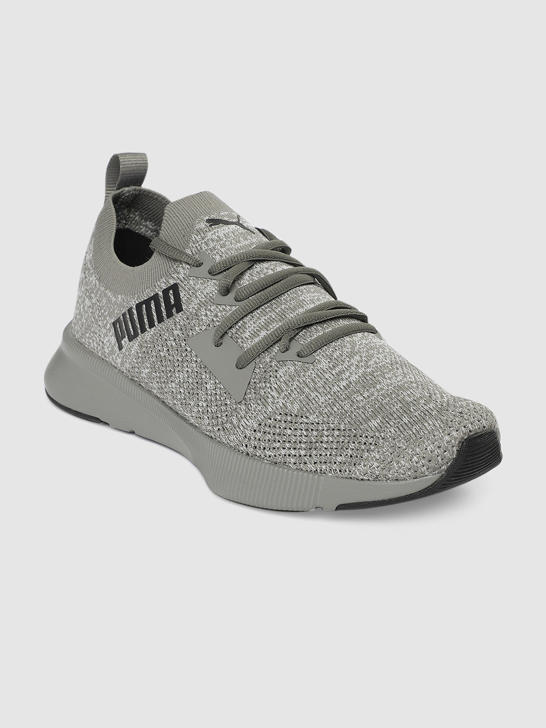 Buy Puma Men Grey Flyer Runner Engineer Knit Walking Shoes - Sports ...