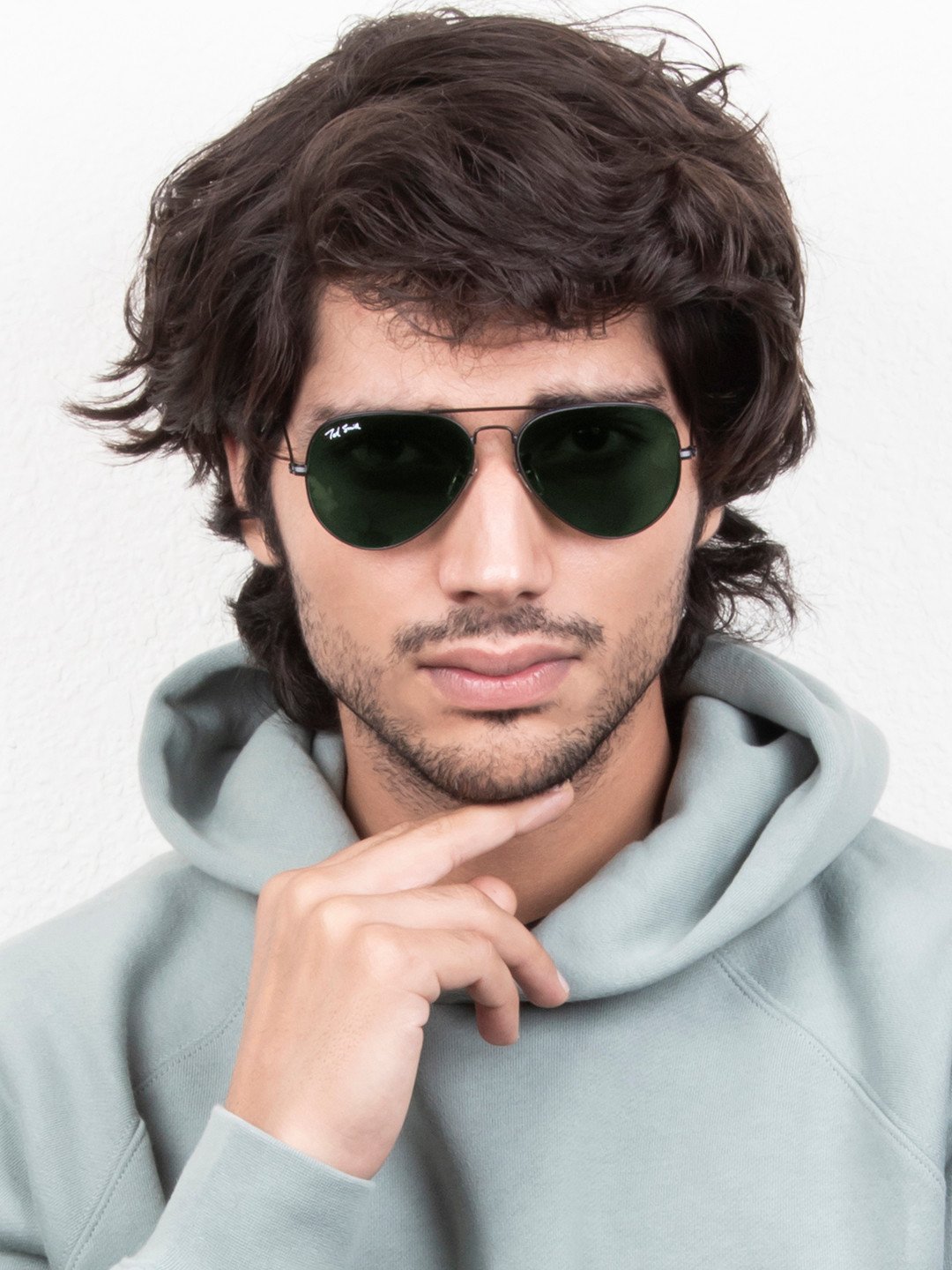 Buy Ted Smith Unisex Aviator UV Protected Lens Sunglasses TS NC AVIMAST ...