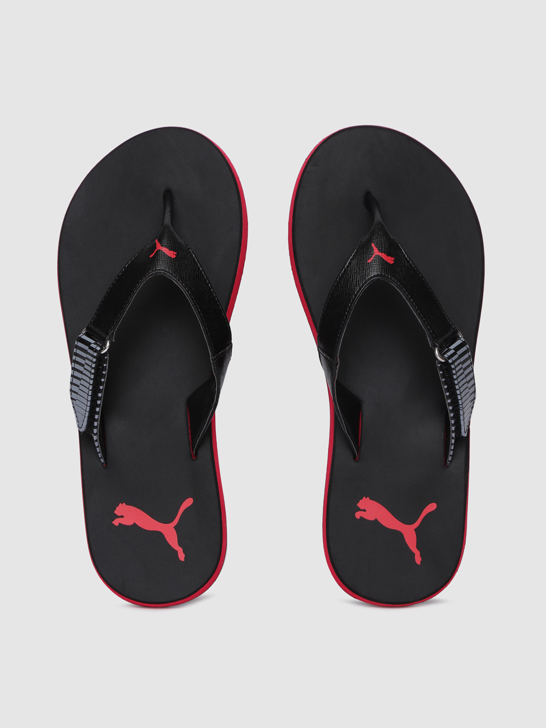 Buy Puma Men Black Printed Breeze Star V1 Thong Flip Flops - Flip Flops ...