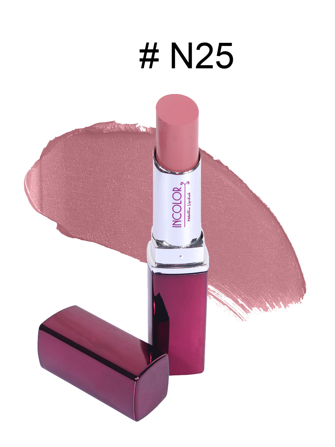 Buy INCOLOR Metallic Lipstick N25 - Lipstick for Women 12288020 | Myntra