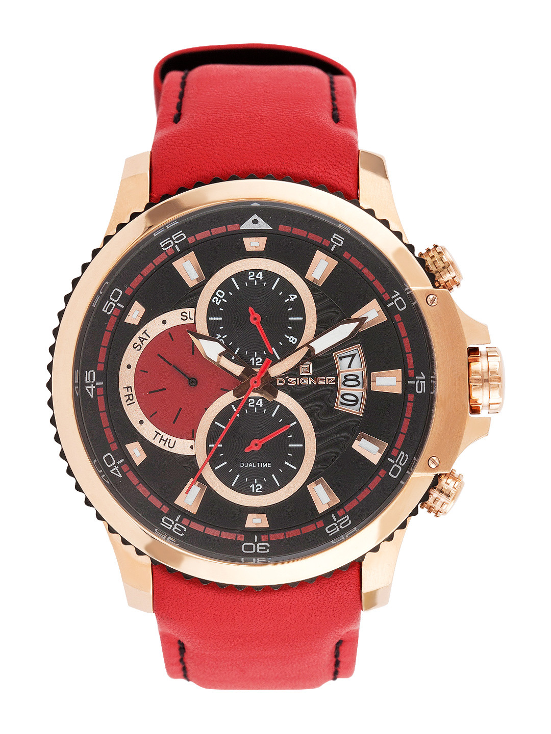 Buy Dsigner Men Black Dial Chronograph Watch 640 RGL - Watches for Men ...