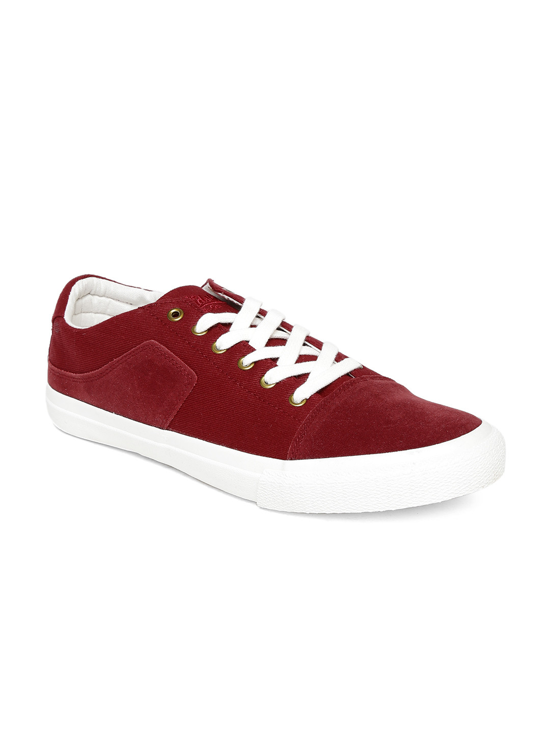 Buy Roadster Men Maroon Sneakers - Casual Shoes for Men 1230408 | Myntra