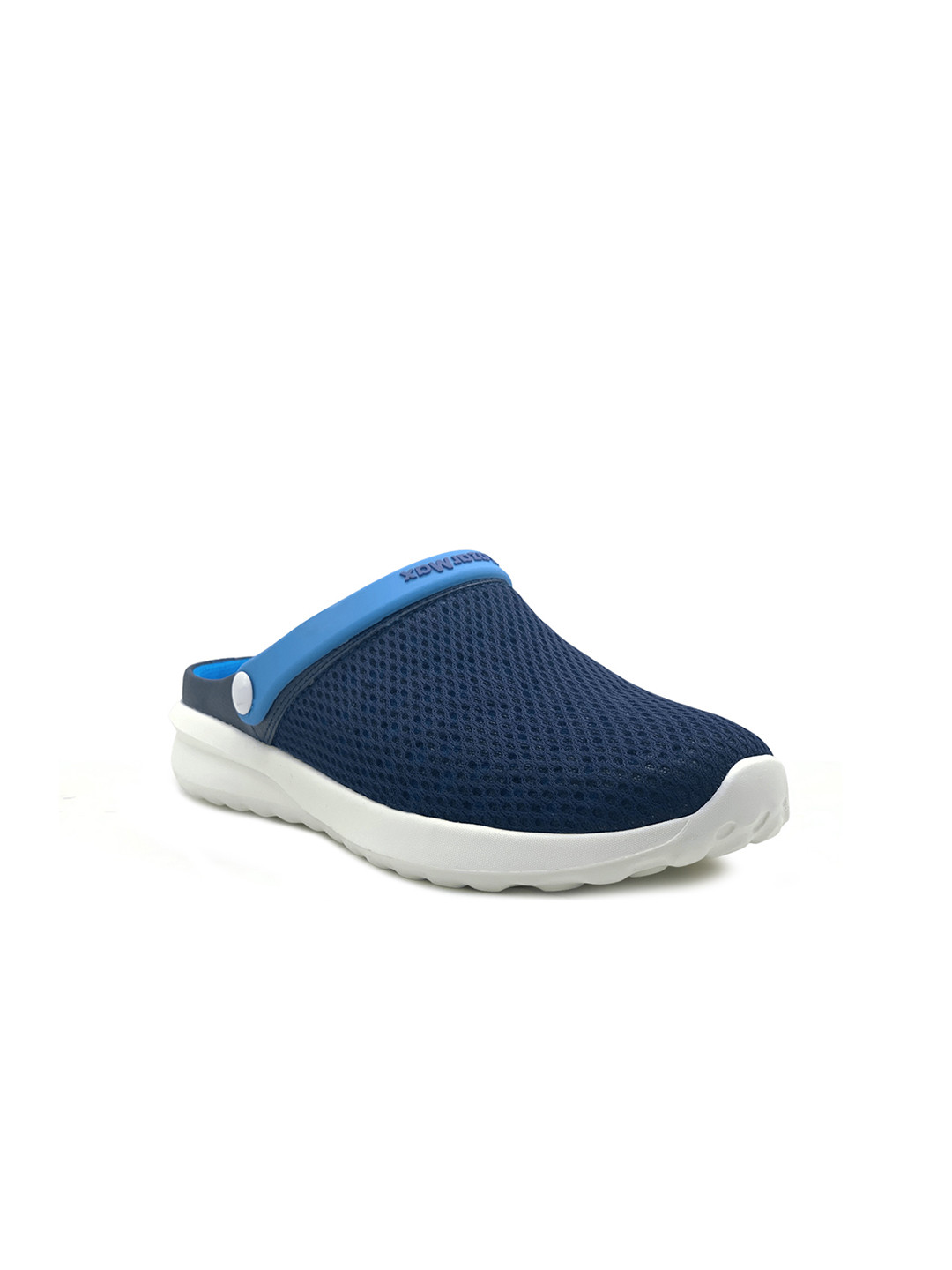 Buy KazarMax Men Navy Blue Mesh Clogs - Sandals for Men 12314826 | Myntra